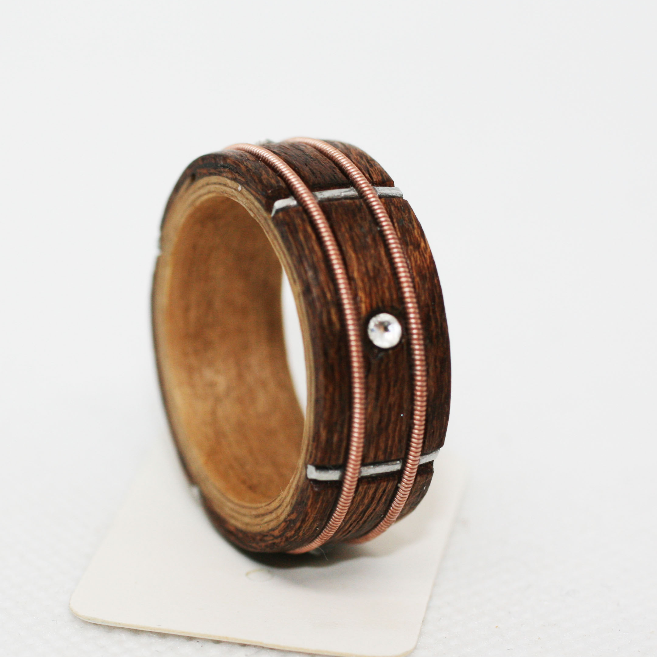 Guitar Fretboard Ring, Bentwood Ring With Guitar String, Woo | Inspire ...
