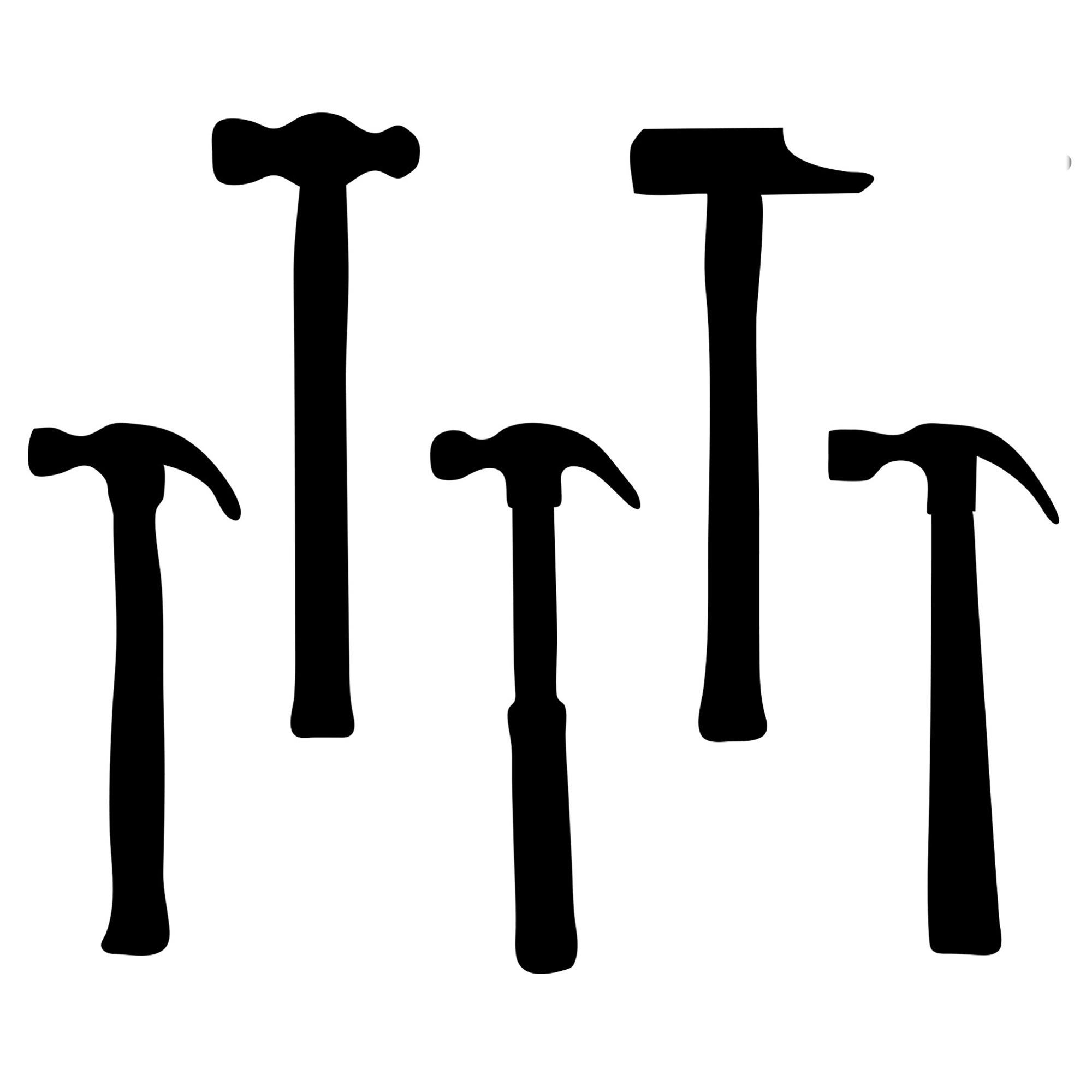 Hammer svg, hammers svg, hammer dxf, hammer template, hammer - Inspire ...