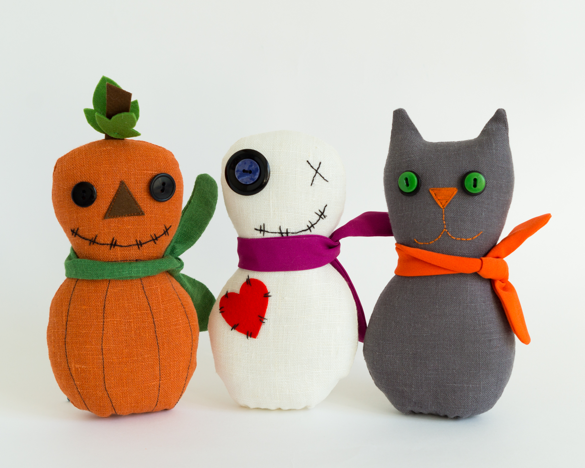 Halloween dolls. Sewing pattern PDF. - Inspire Uplift