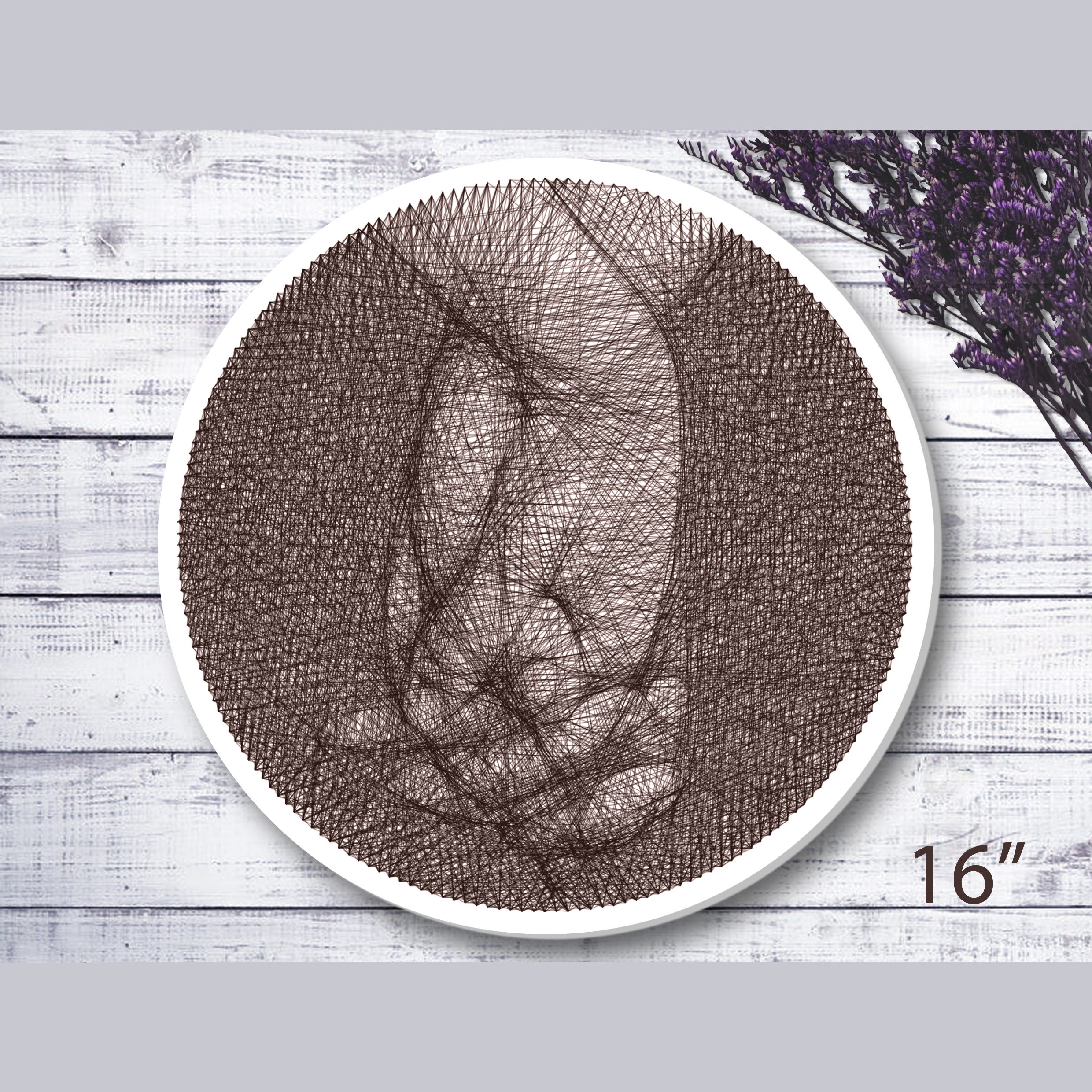 String art patterns Hands, String art kit DIY gift idea for | Inspire ...