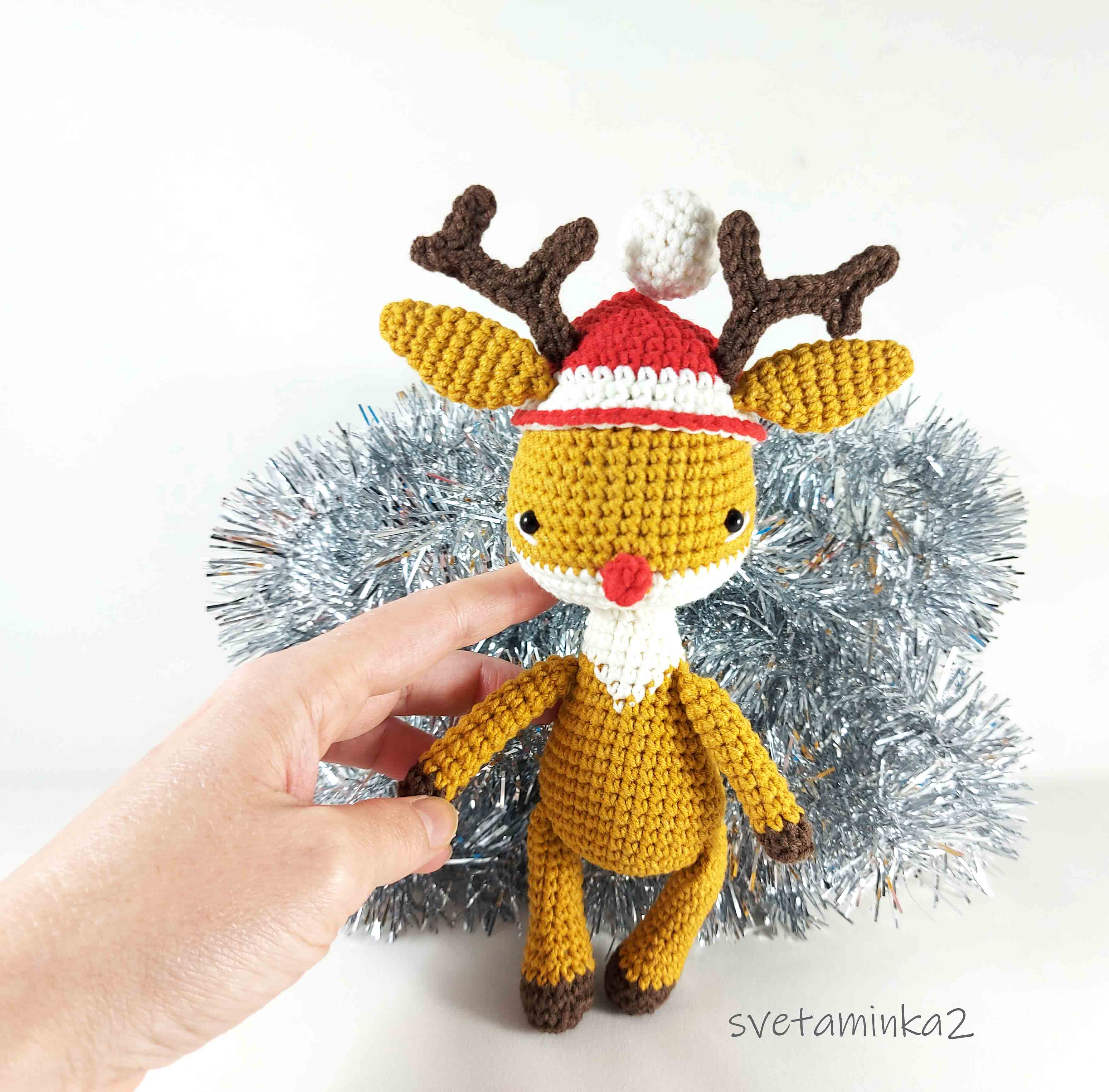 Crochet Reindeer Pattern Amigurumi Reindeer Pattern Rudolf t - Inspire ...