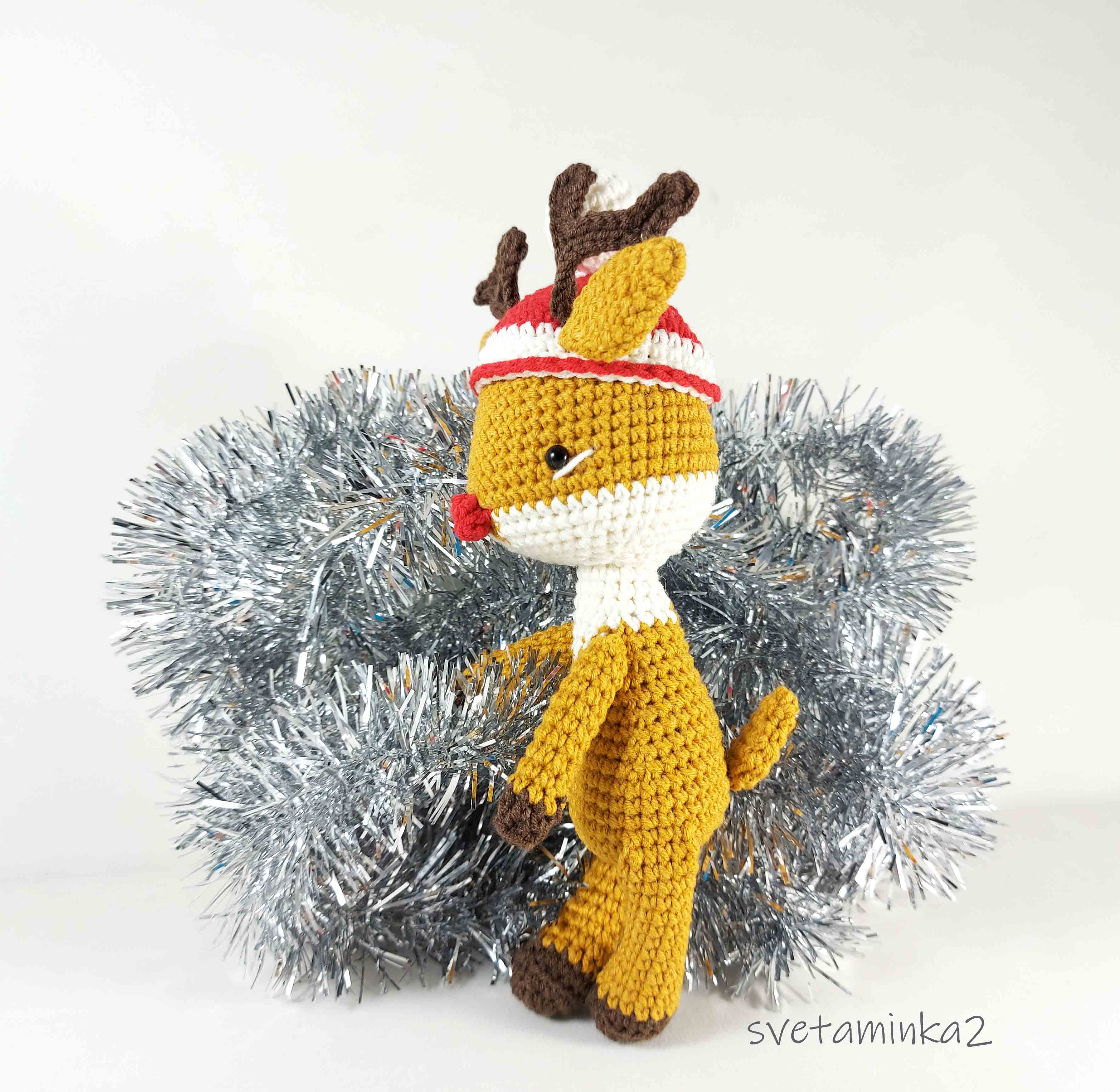 Crochet Reindeer Pattern Amigurumi Reindeer Pattern Rudolf t - Inspire ...