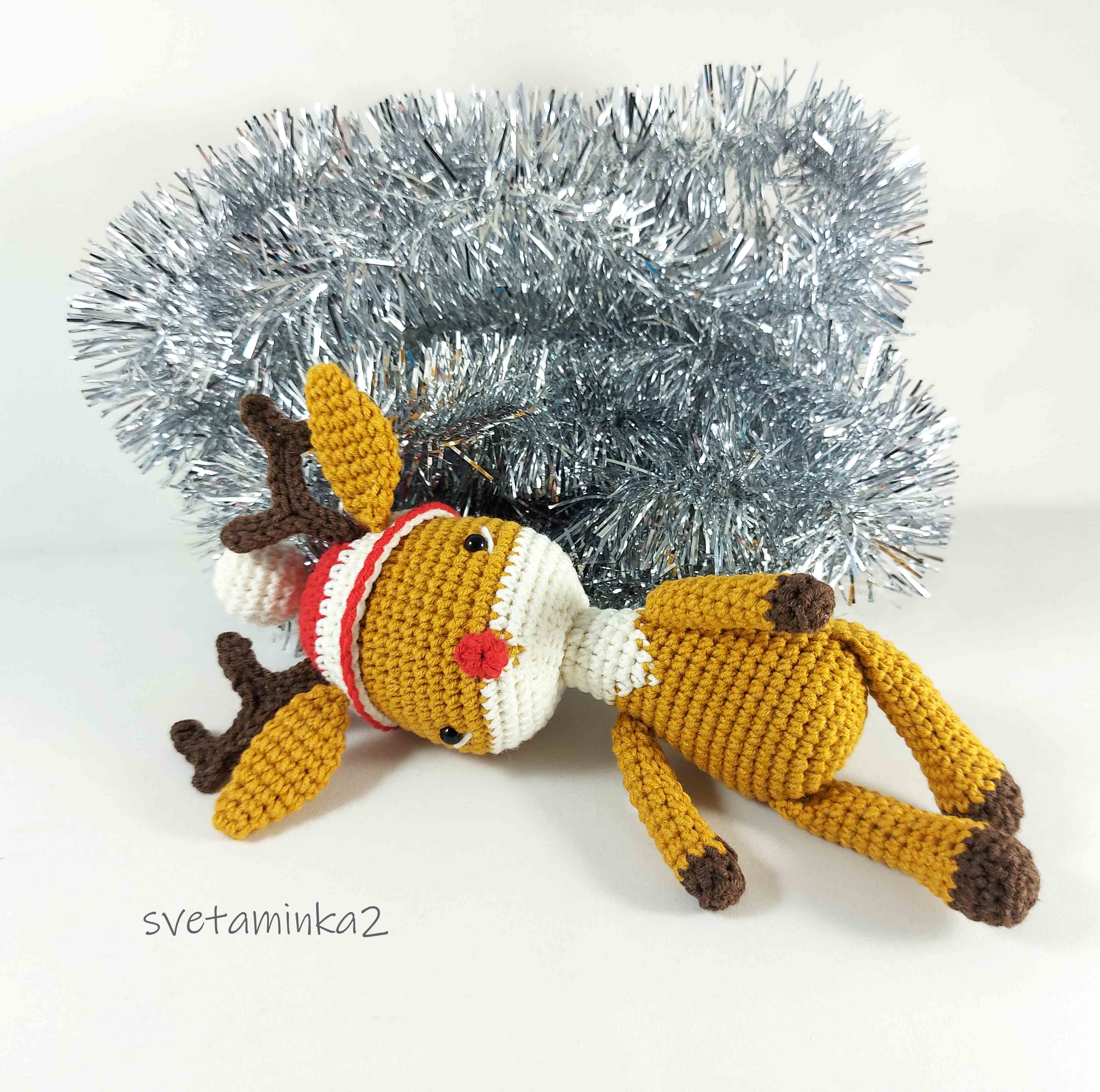 Crochet Reindeer Pattern Amigurumi Reindeer Pattern Rudolf t - Inspire ...