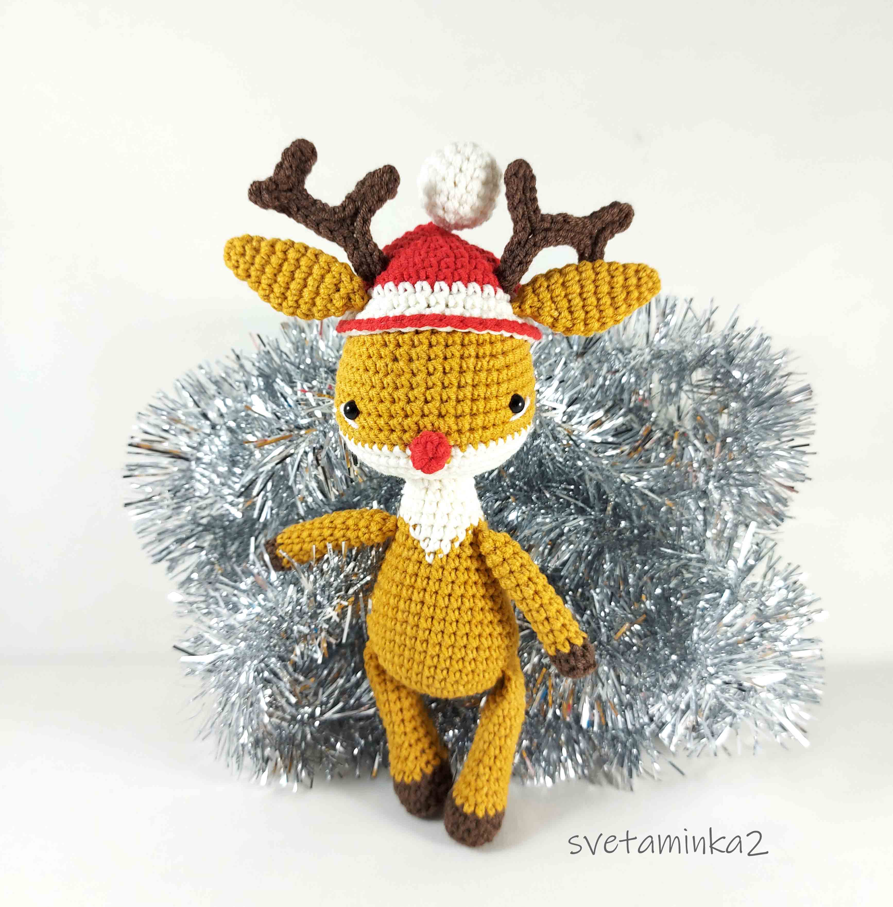Crochet Reindeer Pattern Amigurumi Reindeer Pattern Rudolf t - Inspire ...