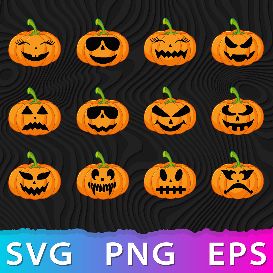 Halloween Pumpkin SVG, Halloween Cricut SVG, Halloween Bundl | Inspire ...