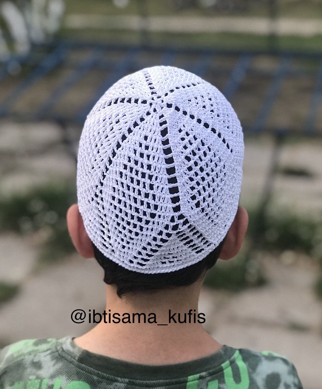 Mesh mens summer hats short crochet kufi Islamic caps for me | Inspire ...