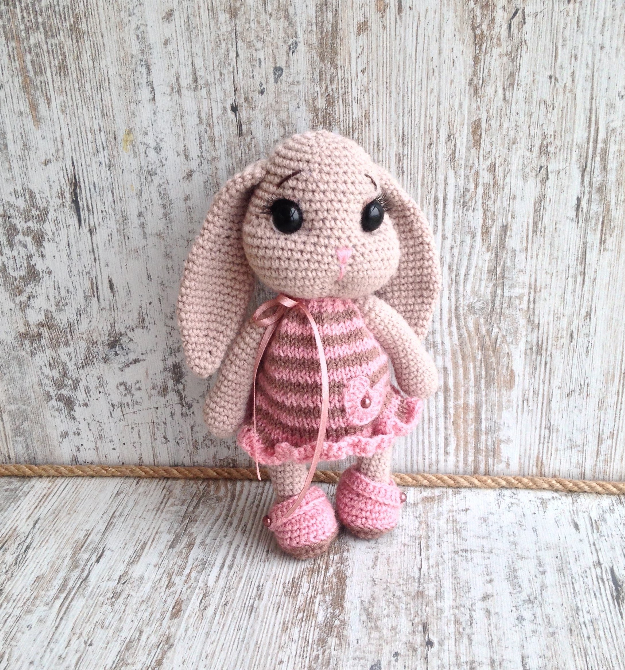crochet bunny doll toys stuffed animals crochet bunny baby g | Inspire ...