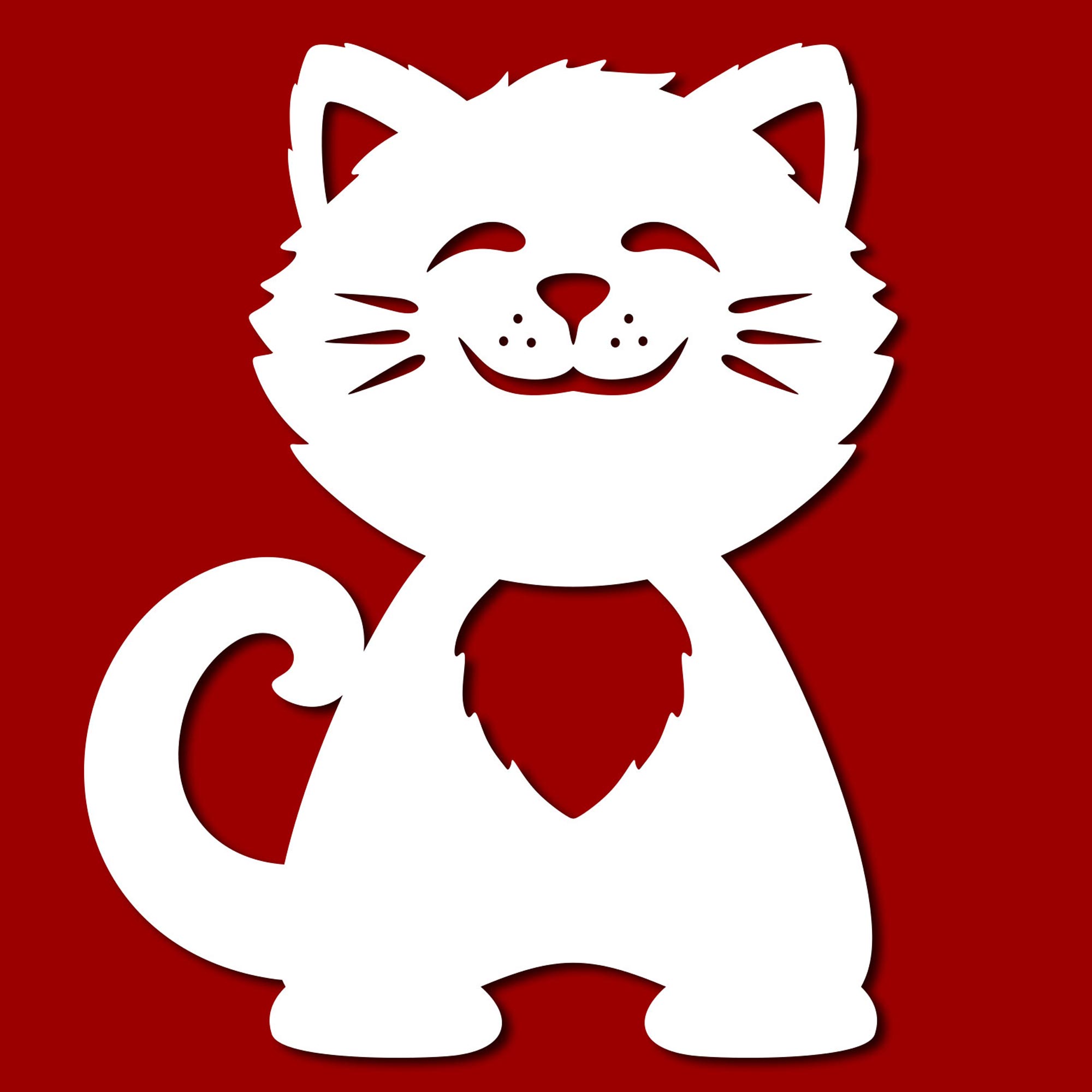 Kitten svg, cat svg, kitten dxf, cat dxf, kitten png, cat pn - Inspire ...