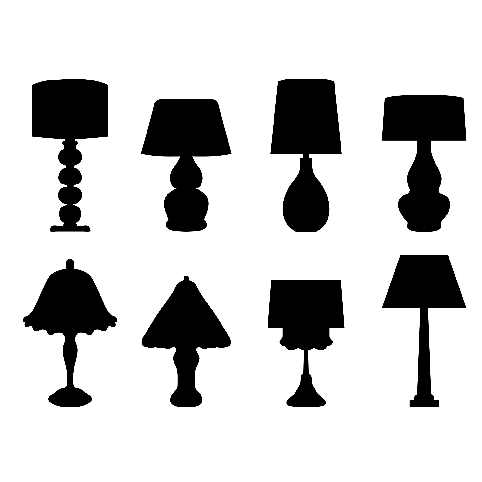 Lamp svg, table lamp svg, lamp template, lamp dxf, table lam - Inspire ...