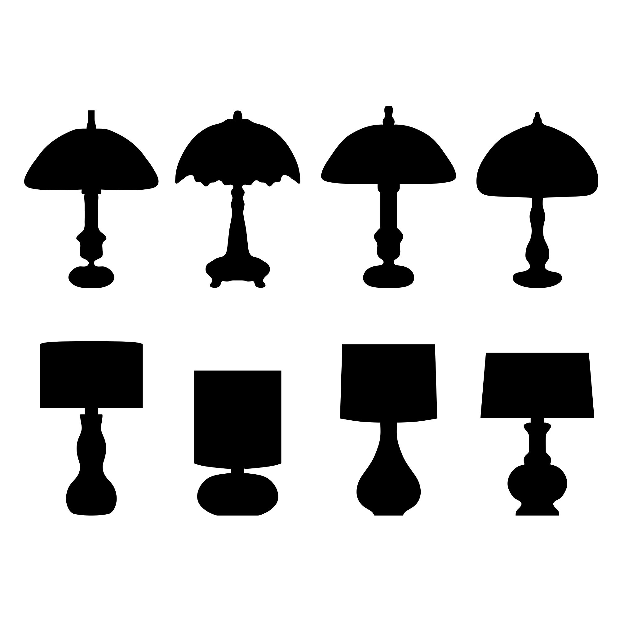 Lamp svg, table lamp svg, lamp template, lamp dxf, table lam - Inspire ...