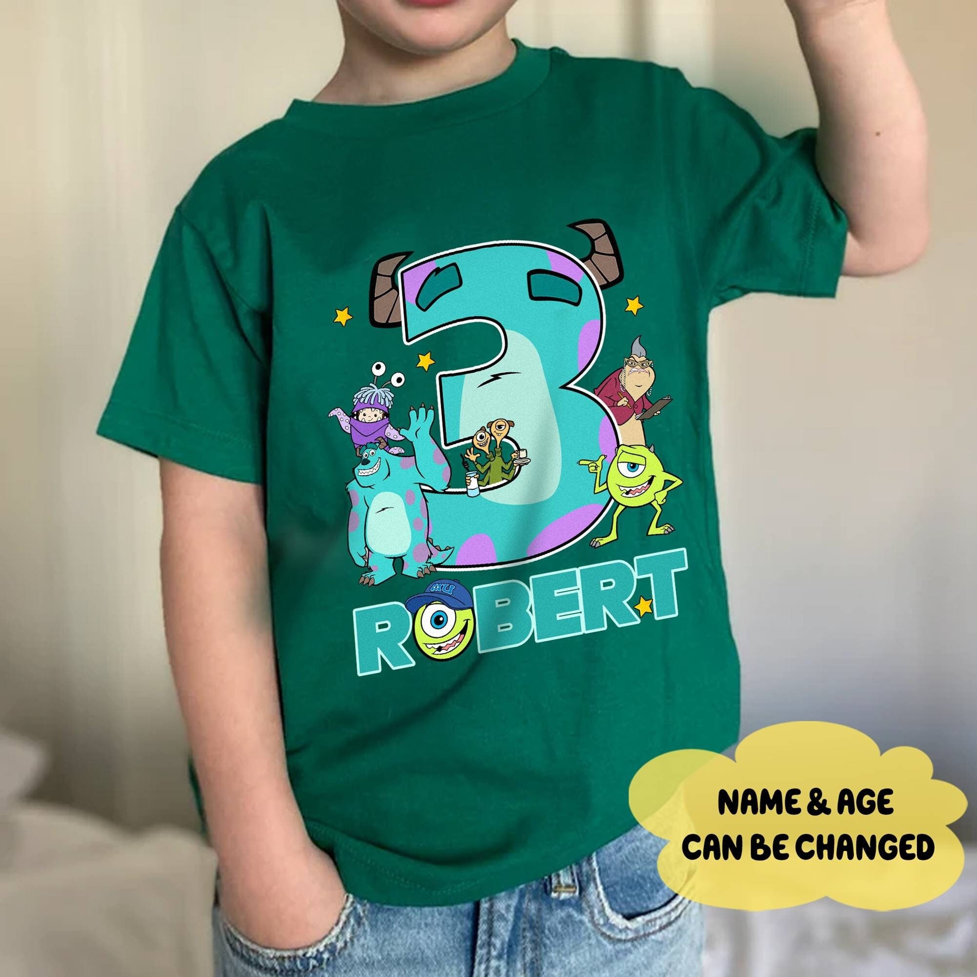 Custom Monsters Incs Birthday Shirt, Monsters Incs Family Bi | Inspire ...