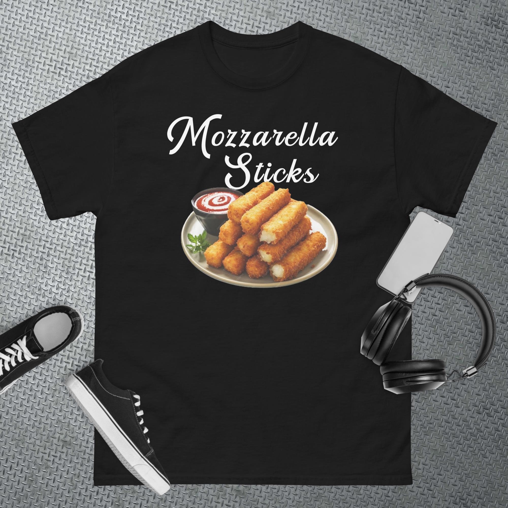 Mozzarella Sticks 90s Shirt, Mozzarella Stick Lover Bread T- | Inspire ...