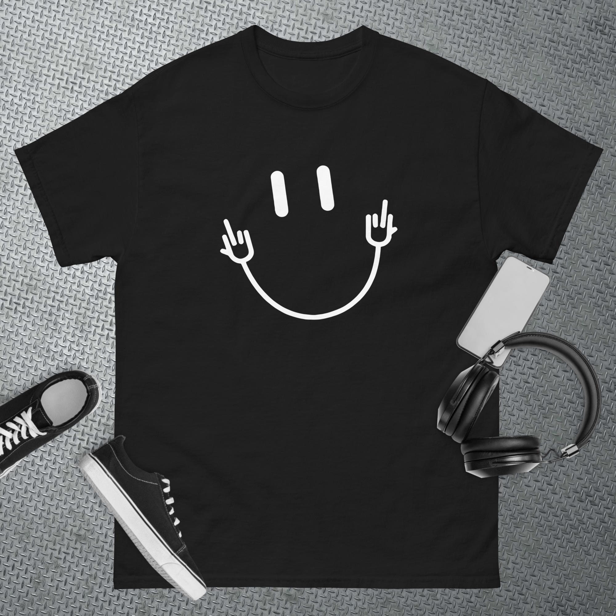 Power Socket Smile Middle Finger Hand Icon Meme Electrician - Inspire ...