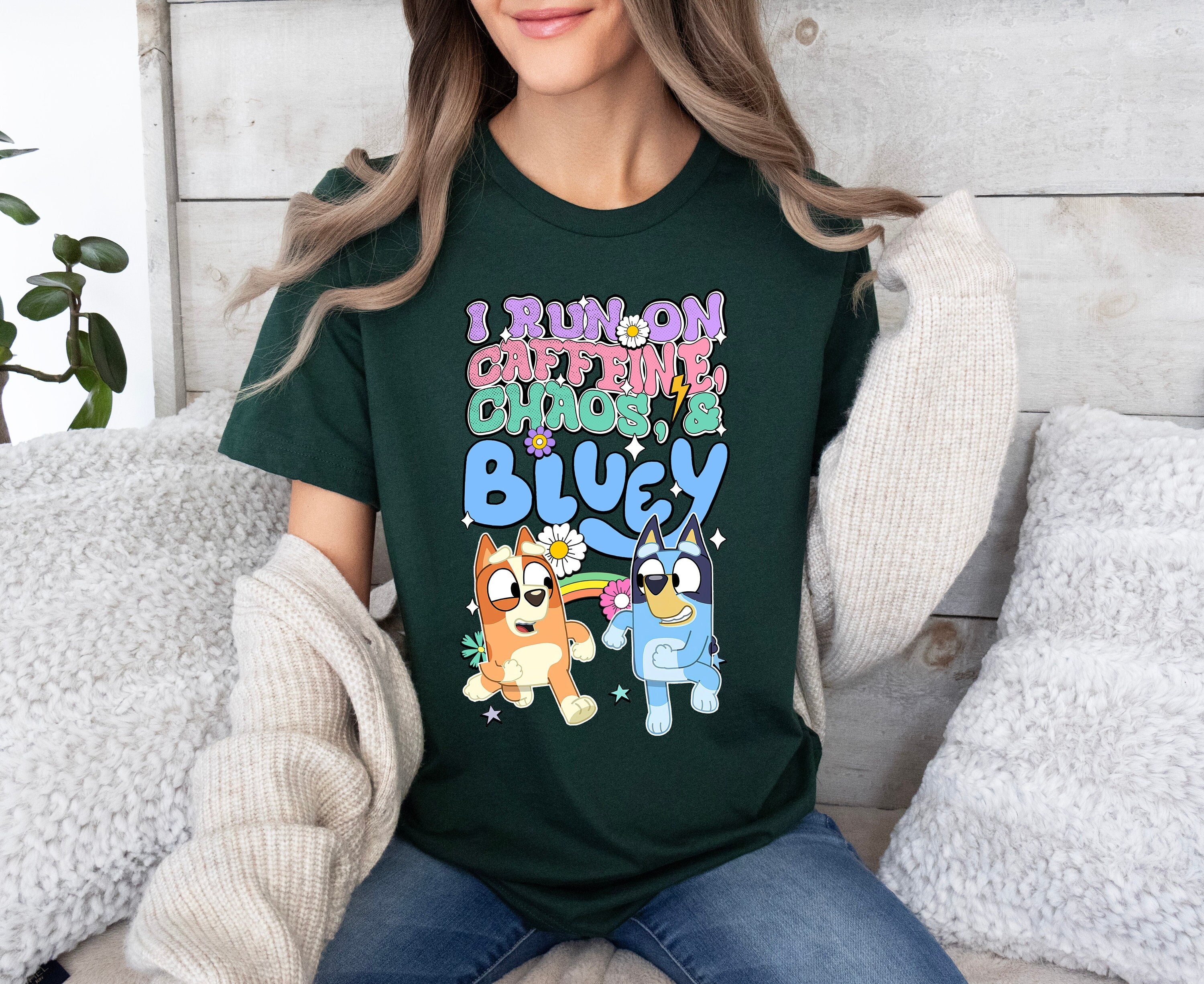 Bluey Shirt, Bluey shirt, Bluey Character Shirt, Bluey Heele - Inspire ...