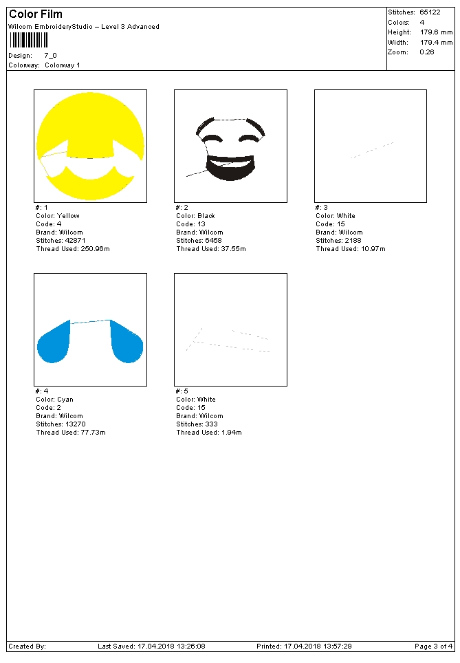 Tears of Joy Emoji machine embroidery design - Inspire Uplift