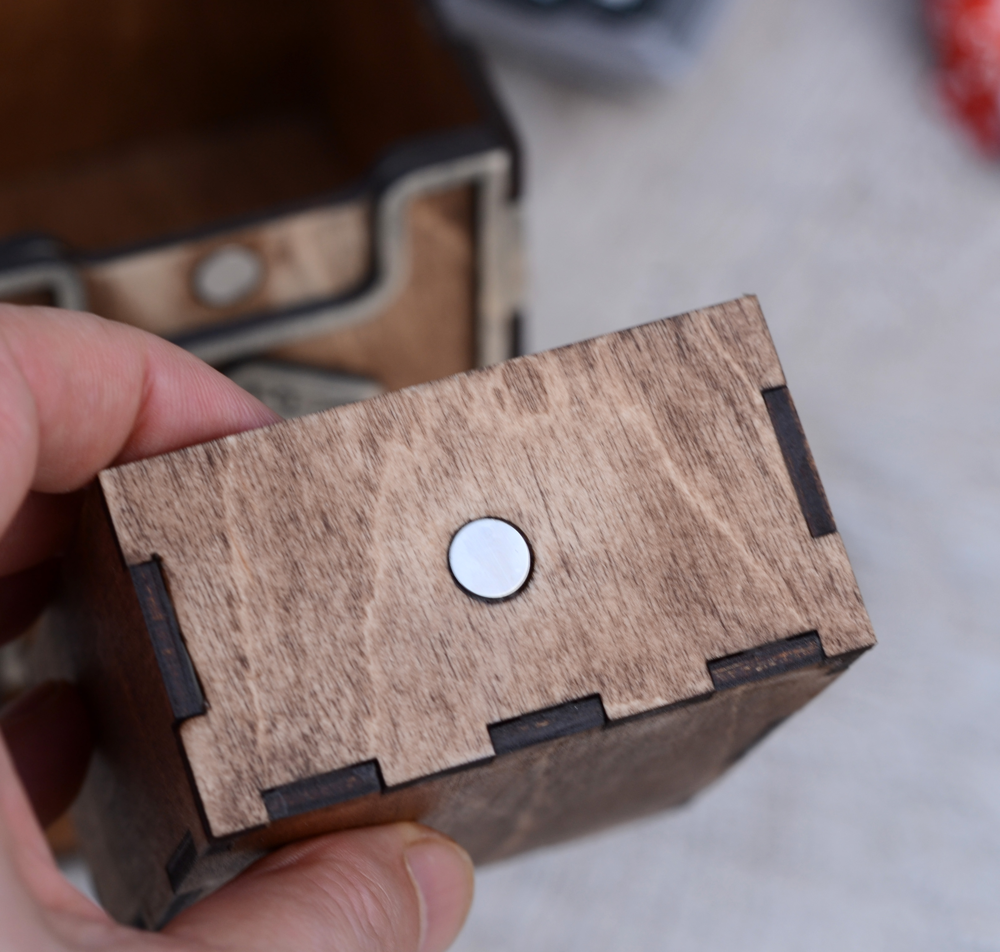 Handmade Dice and card box, Wooden TCG Deck box, MTG storage - Inspire ...