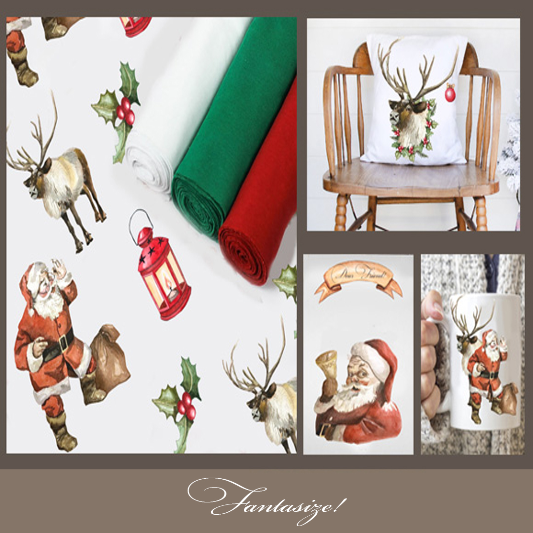 Santa Claus clipart, Christmas clipart. Christmas png - Inspire Uplift