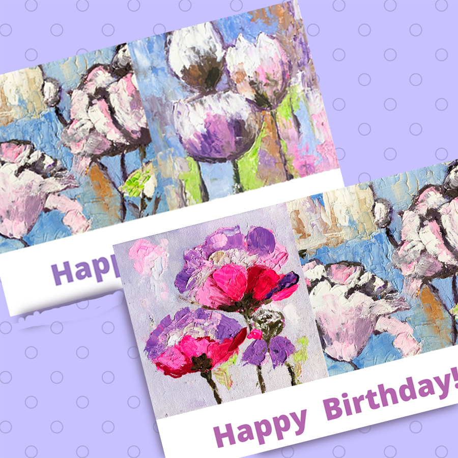 Happy Holiday Cards, Set of2, Gigital Downleat, Greeting E-C | Inspire ...