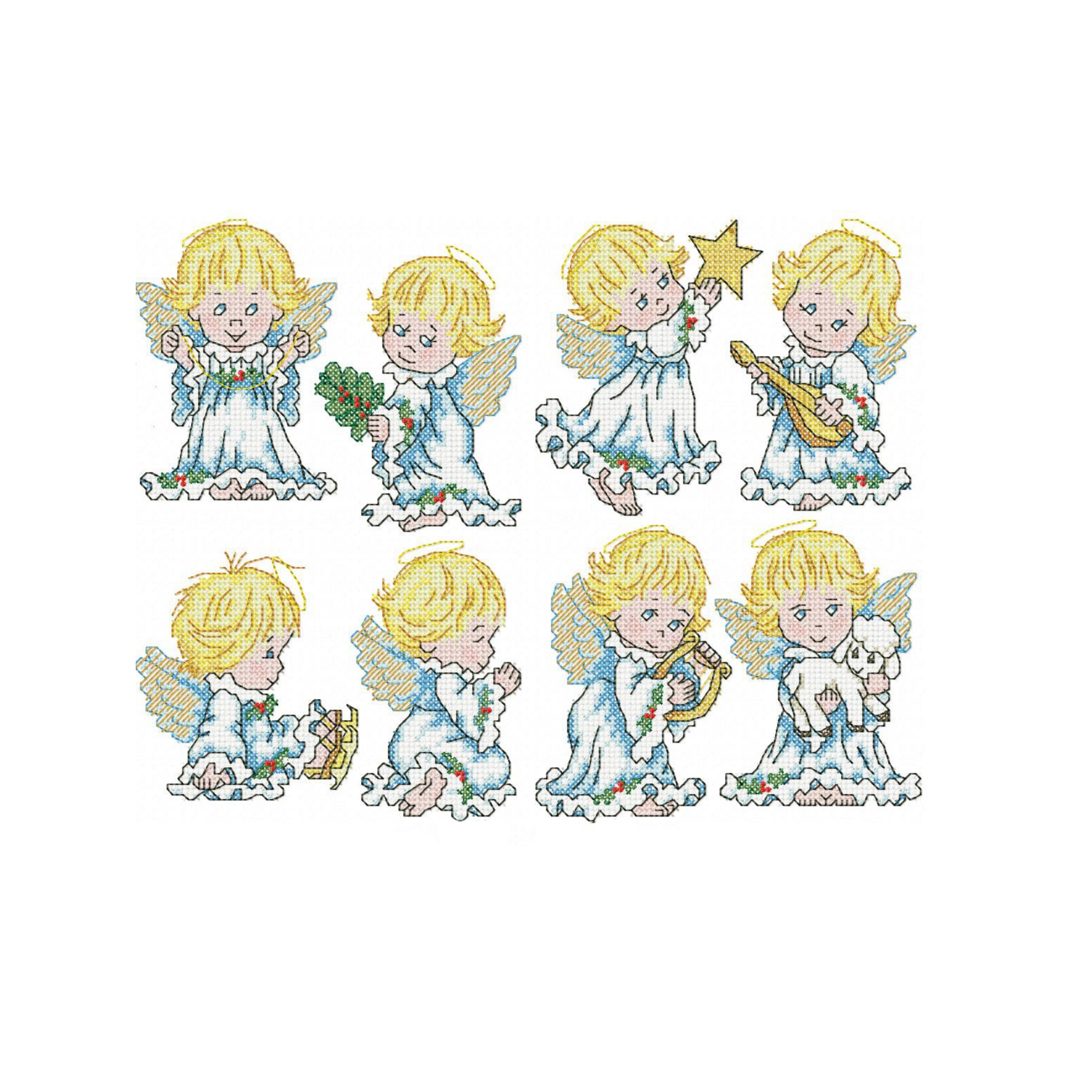 Angels A set of angels Baptismal embroidery Birth message Ma | Inspire ...