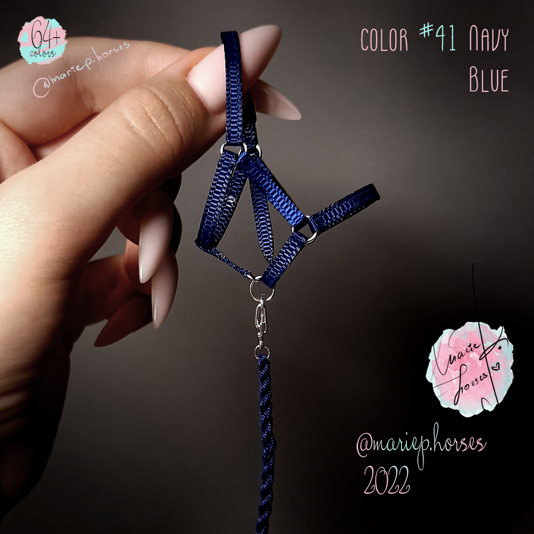 Breyer Halter & Lead Rope 64 colors⠀ custom model horse tack - Inspire ...