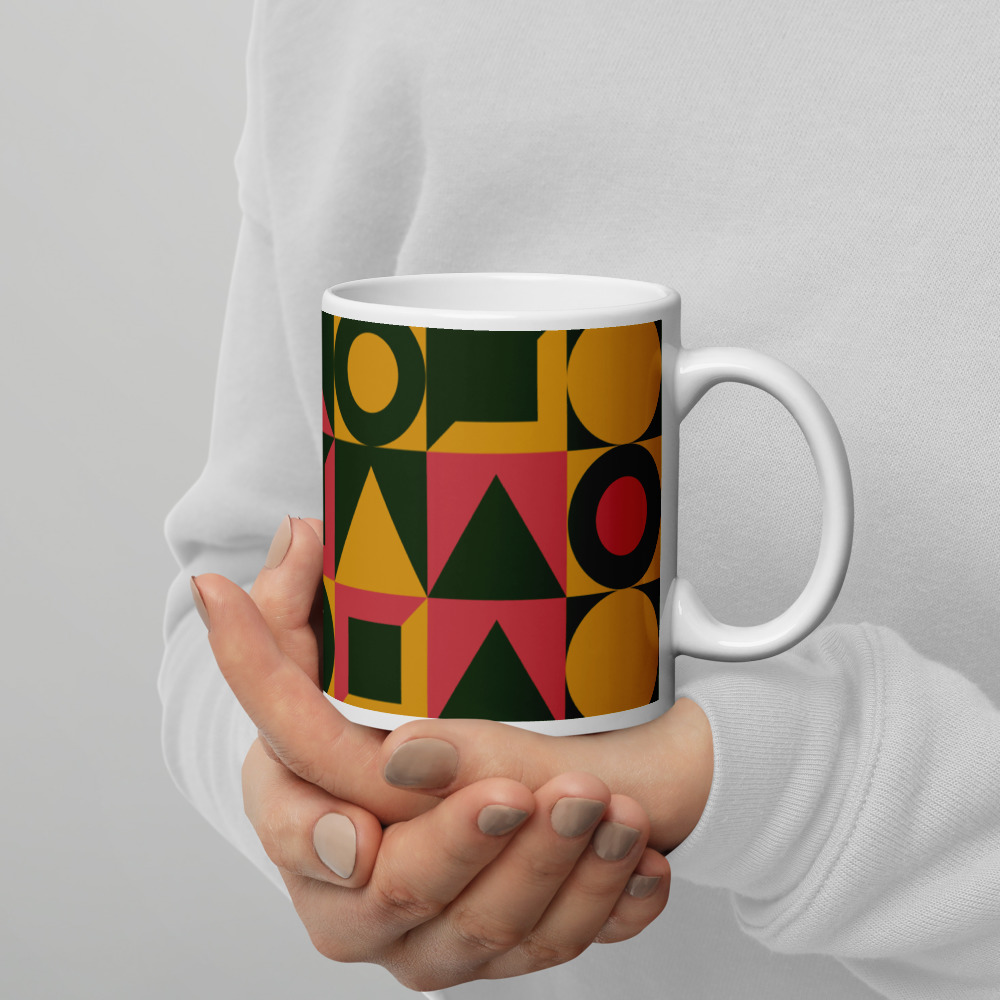 Modern Geometry Coffee Mug - Inspire Uplift