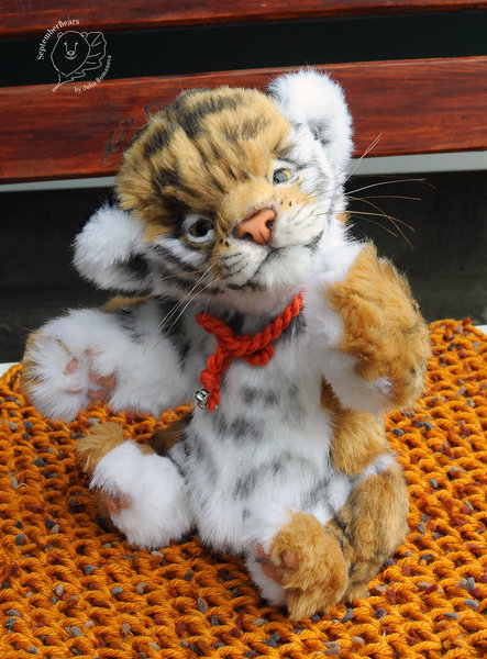realistic toy tiger cub pet portrait - Inspire Uplift