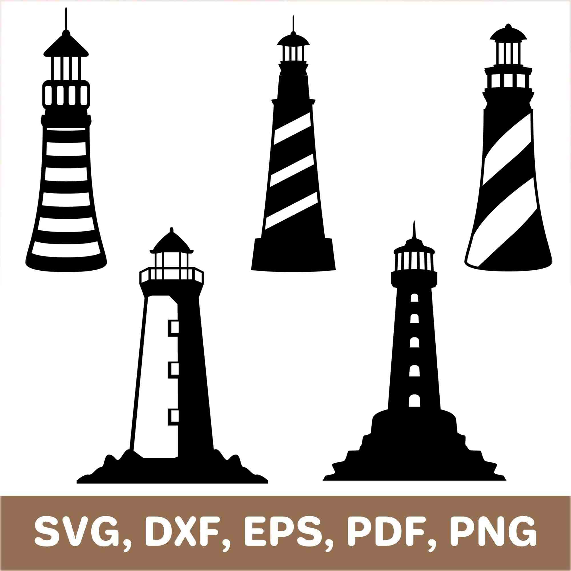 Lighthouse svg, lighthouse template, lighthouse dxf, lightho | Inspire ...
