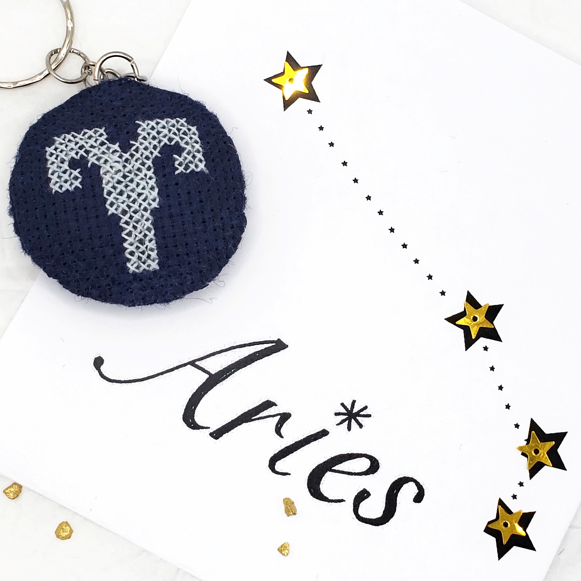 Aries Zodiac Keychain, Personalized gift for astrology lover | Inspire ...