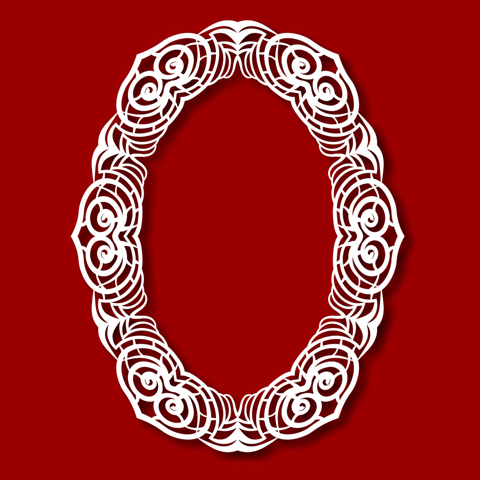 Oval frame svg, mirror frame svg, oval frame dxf, oval frame - Inspire ...