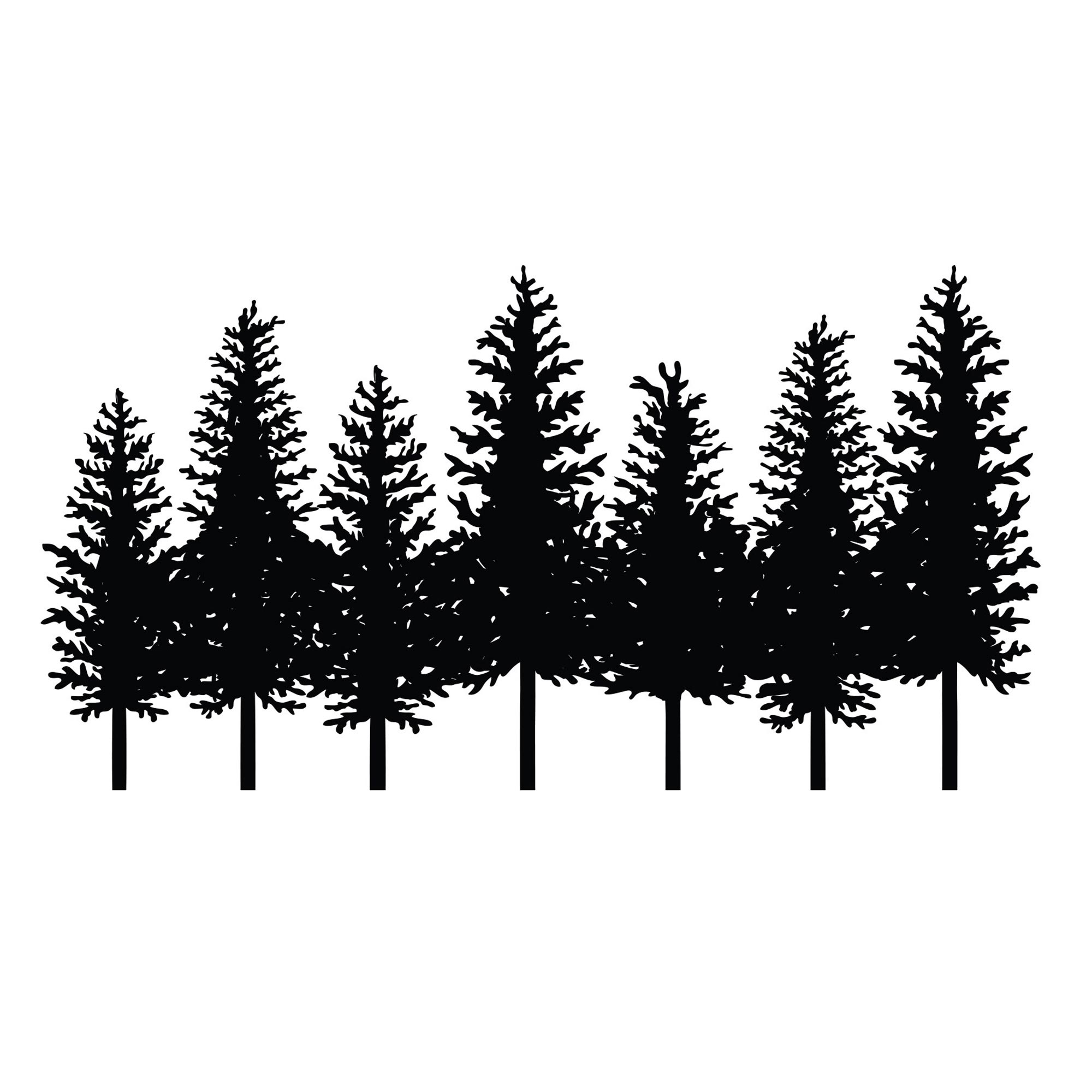 Pine tree svg, forest svg, forest trees svg, fir tree svg, s - Inspire ...