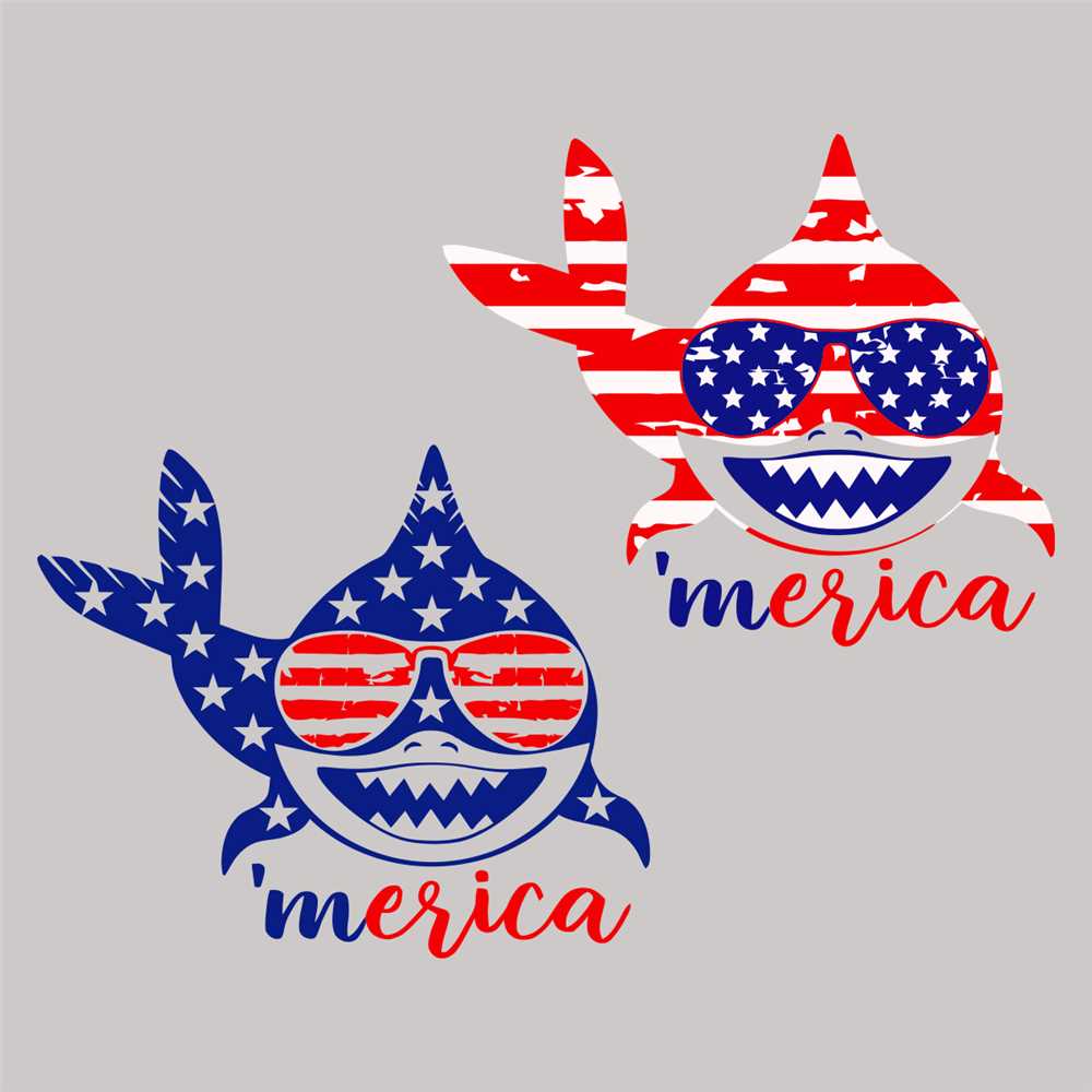 Shark America Svg, 4th of July 2021, American Flag Svg, Amer | Inspire ...