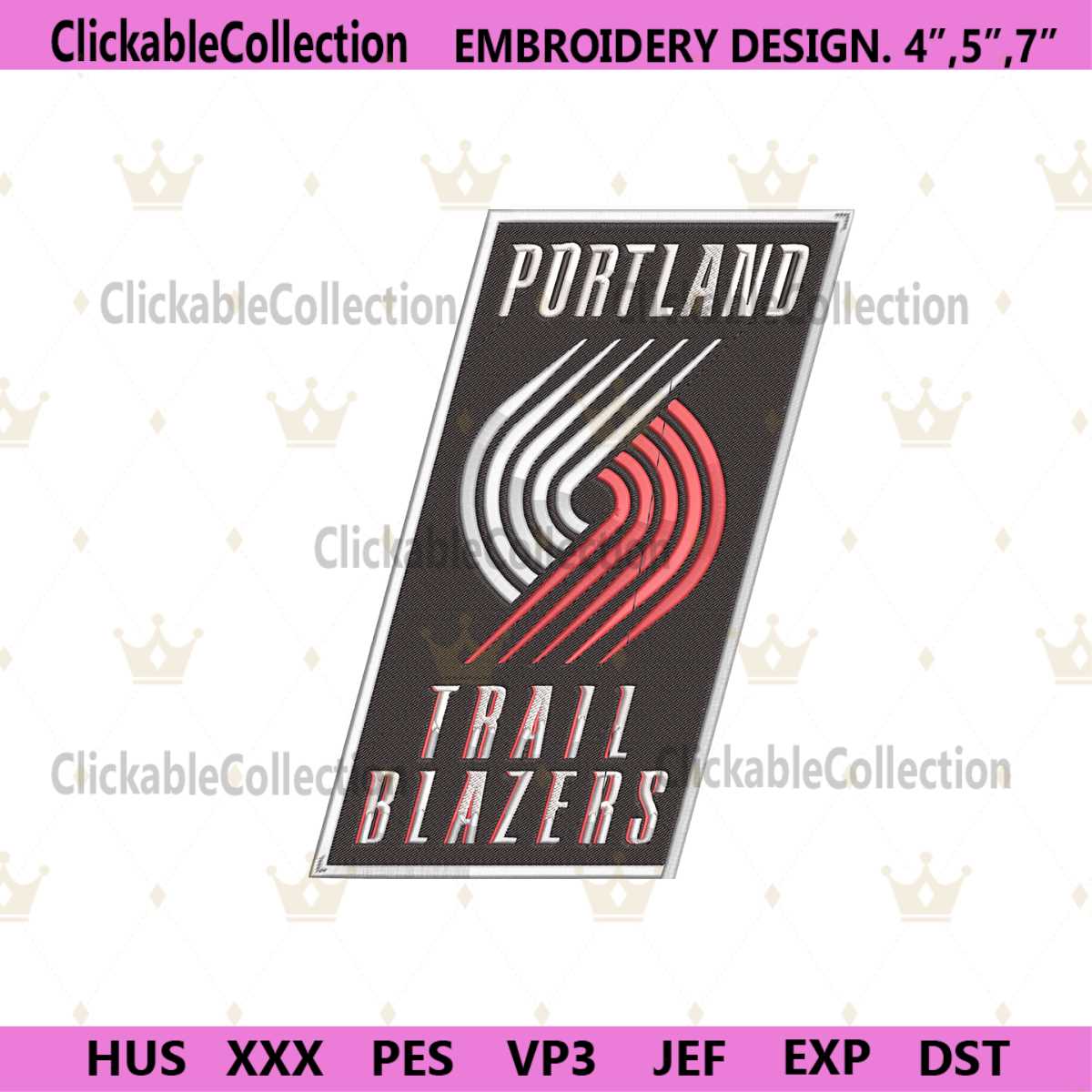 Portland Trail Symbol Machine Embroidery Digital, Portland T | Inspire ...