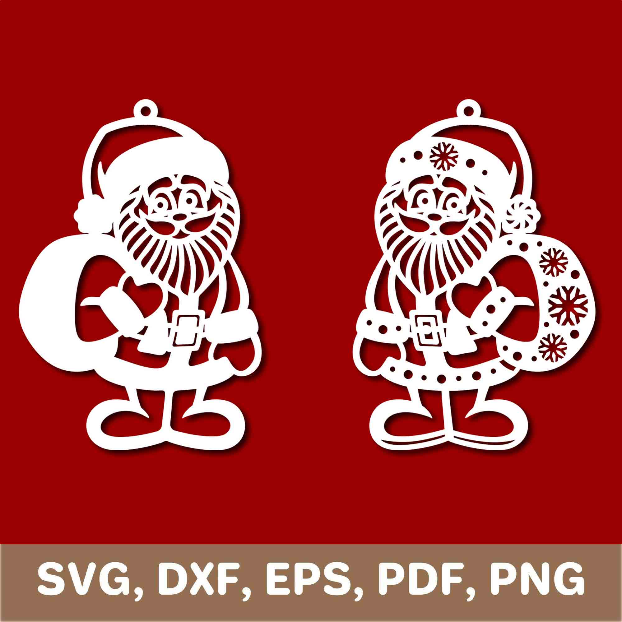 Santa svg, Santa Claus svg, christmas santa template, santa - Inspire ...