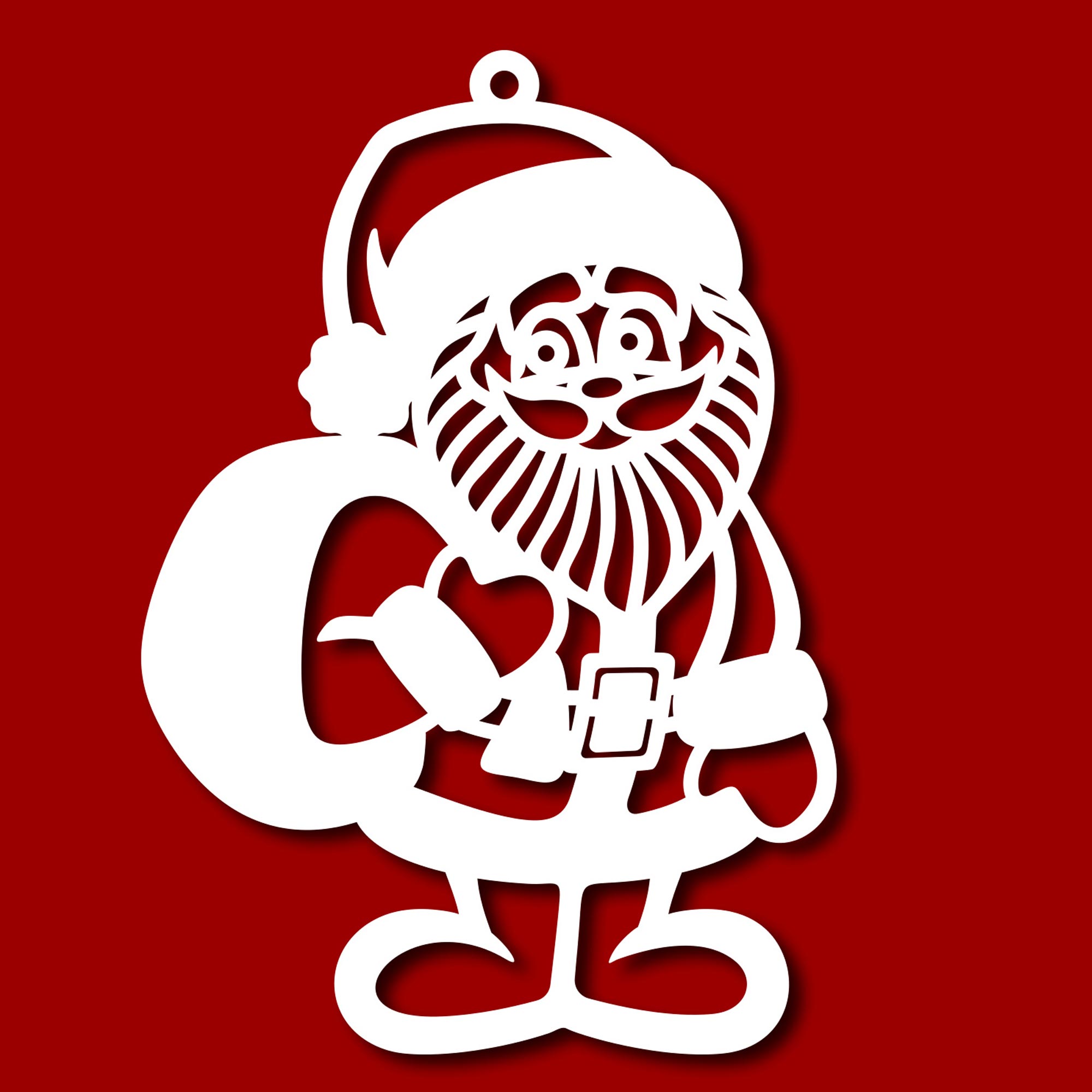 Santa svg, Santa Claus svg, christmas santa template, santa - Inspire ...