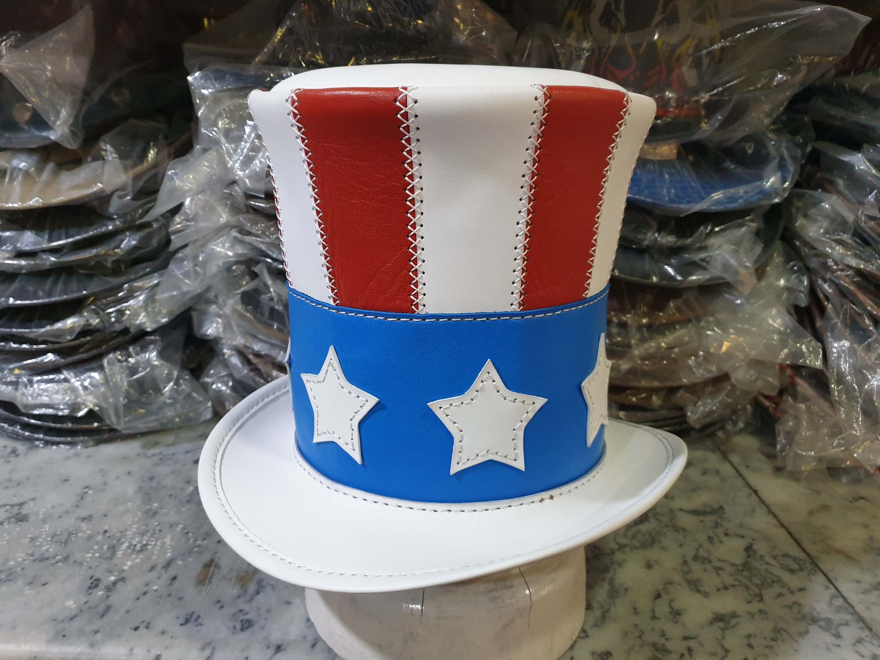 Uncle Sam Leather Top Hat 2 - Inspire Uplift