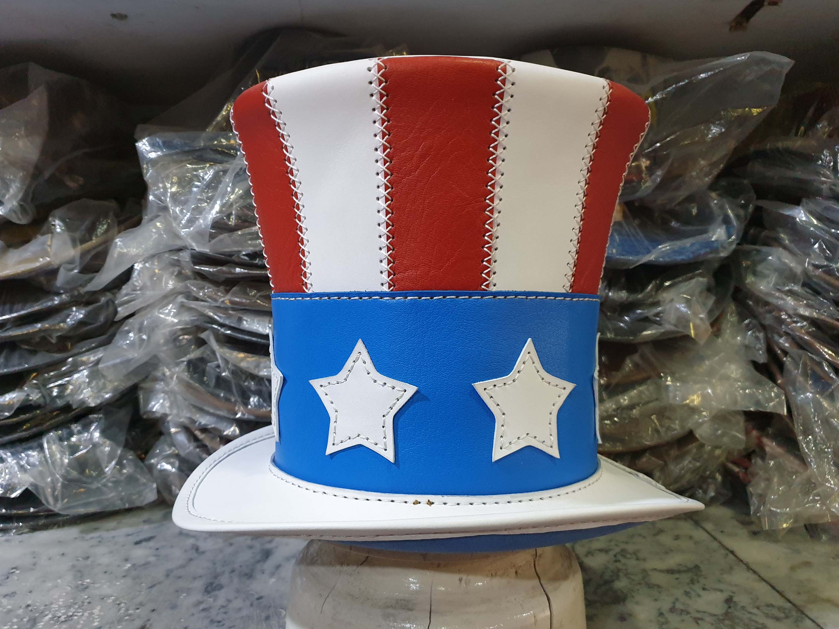Uncle Sam Leather Top Hat 2 - Inspire Uplift