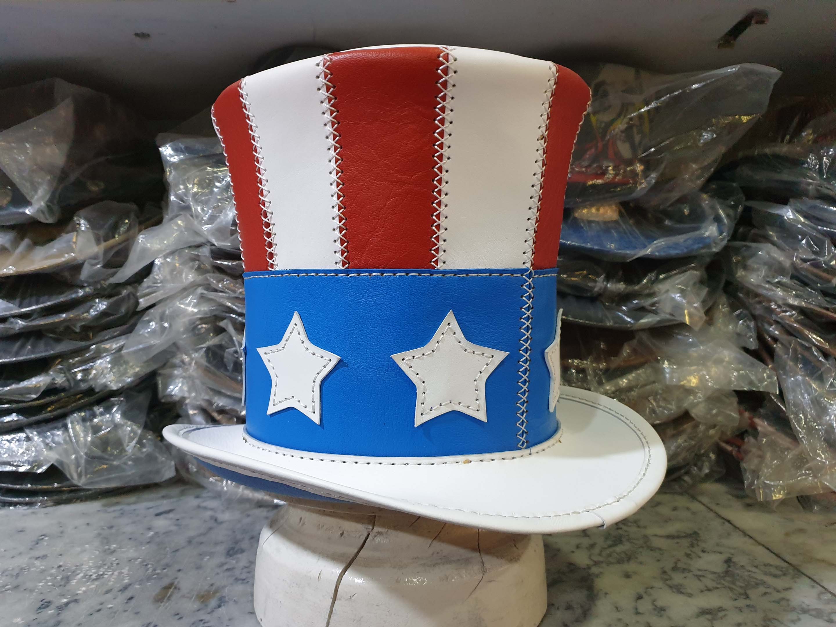 Uncle Sam Leather Top Hat 2 - Inspire Uplift