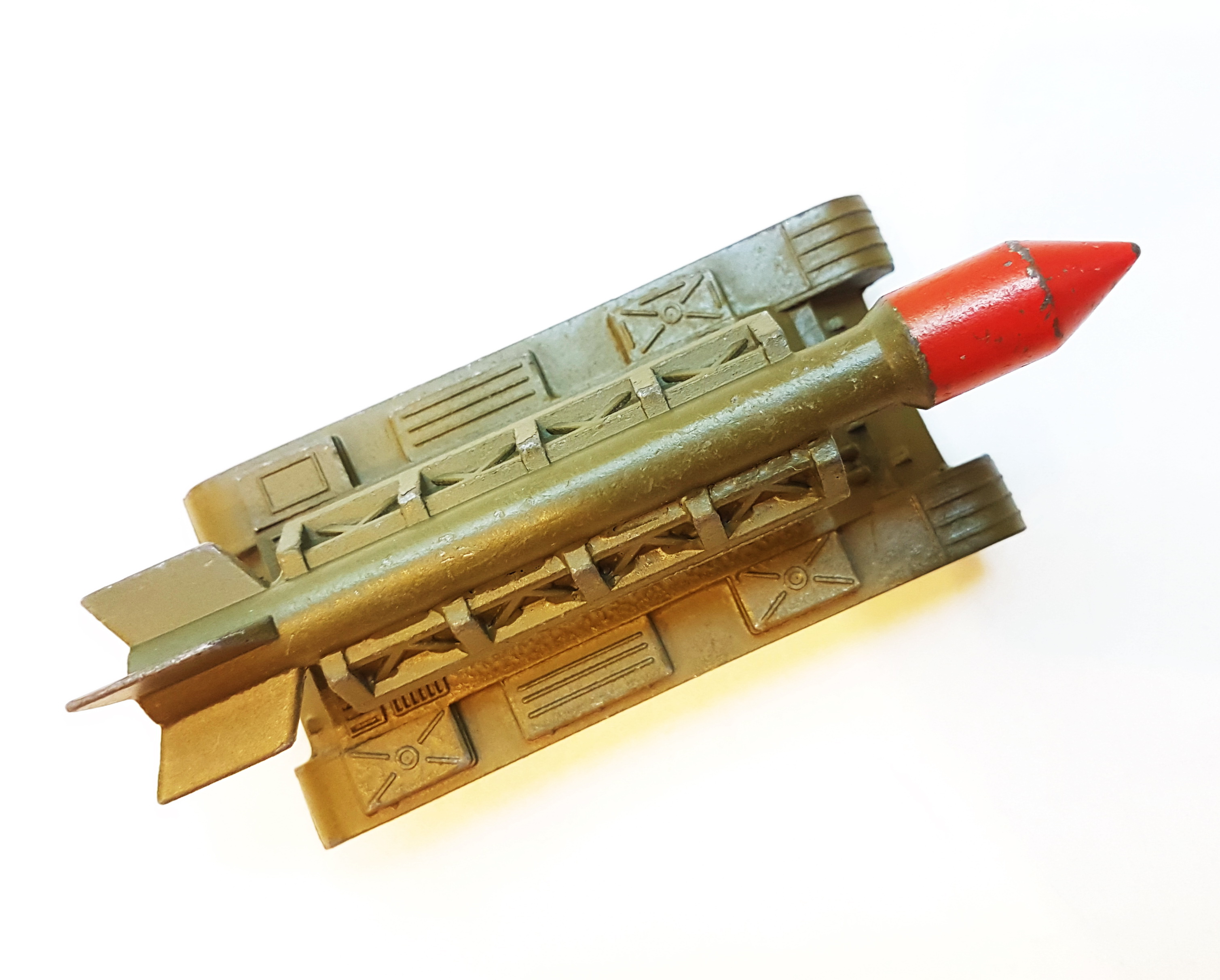 Vintage USSR Toy Missile Launcher Rocket System metal diecas - Inspire ...