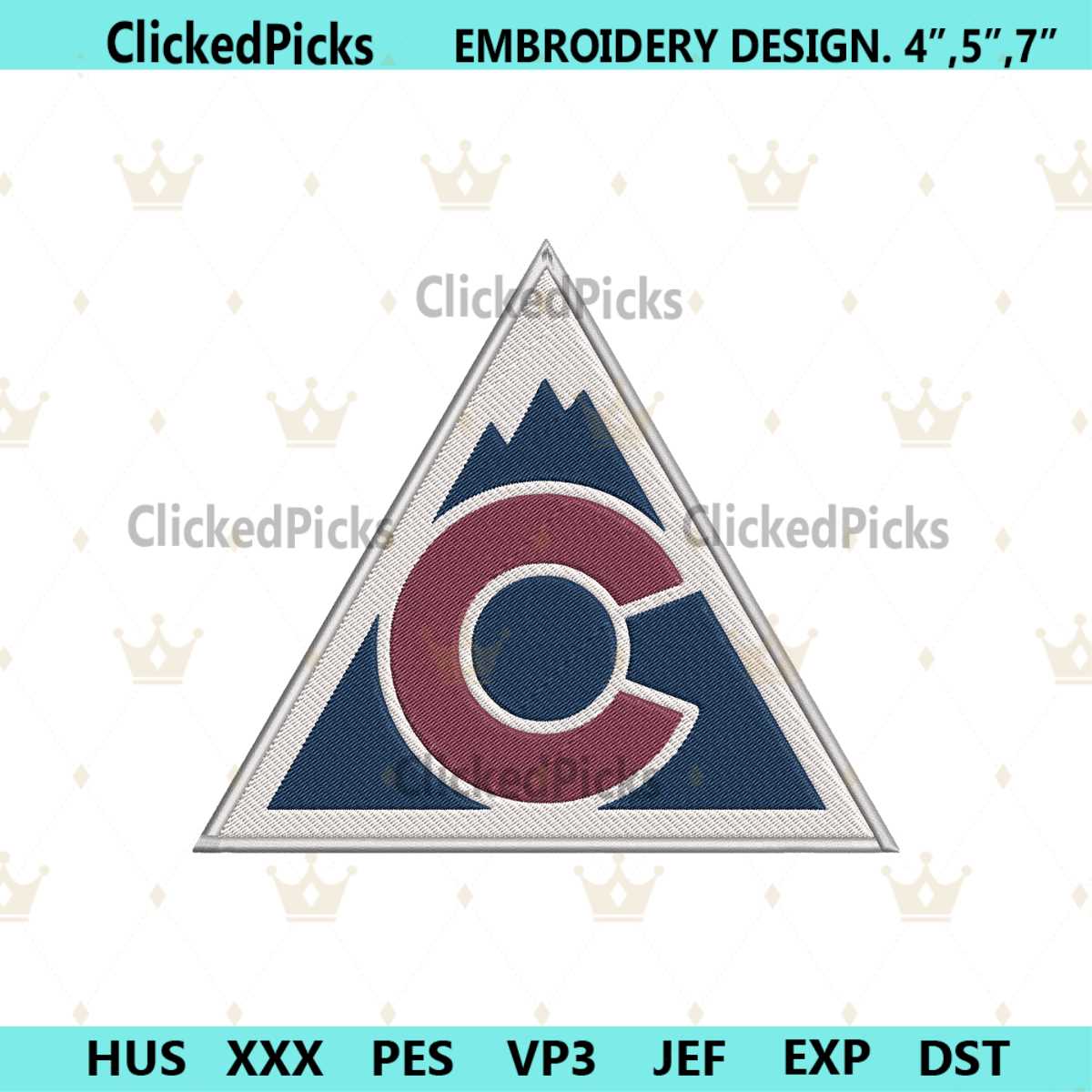 Colorado Avalanche Logo NHL Embroidery, Colorado Avalanche E | Inspire ...