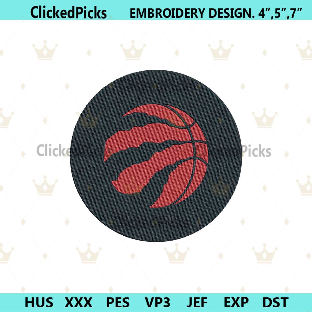 Toronto Raptors Logo Embroidery Design, Toronto Raptors Embr | Inspire ...