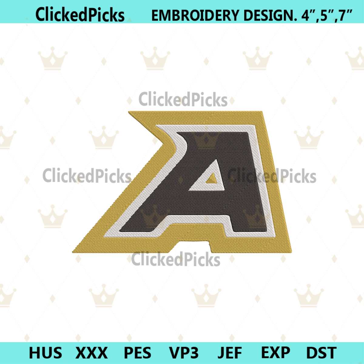 Army Black Knights Logo NCAA Embroidery Design, Army Black K | Inspire ...