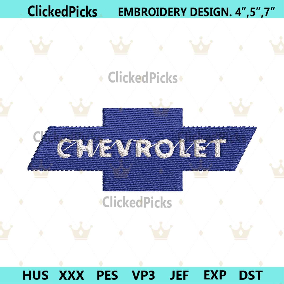 Chevrolet Logo Car Embroidery Car Logo Embroider Digitizing | Inspire ...