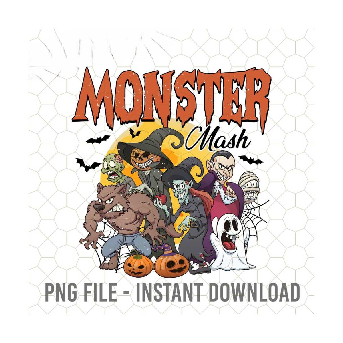Monster Mash Png, Halloween Horror Png, Halloween Costume Pn | Inspire ...
