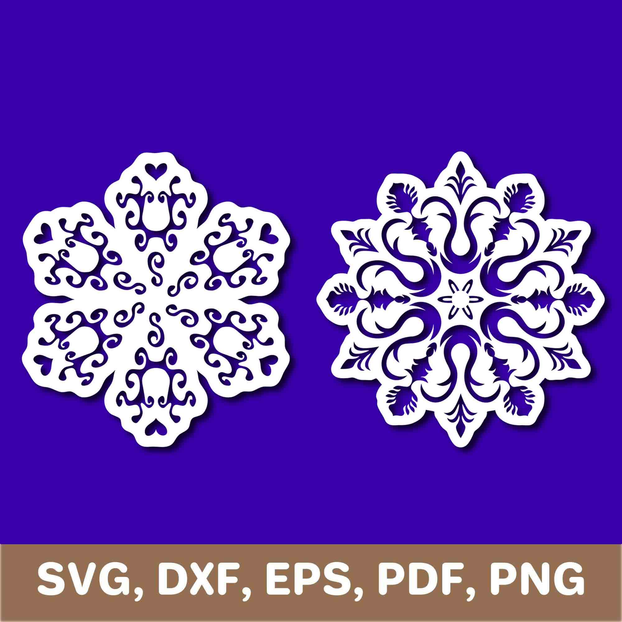 Snowflake svg, snowflake template, snowflake dxf, snowflake | Inspire ...