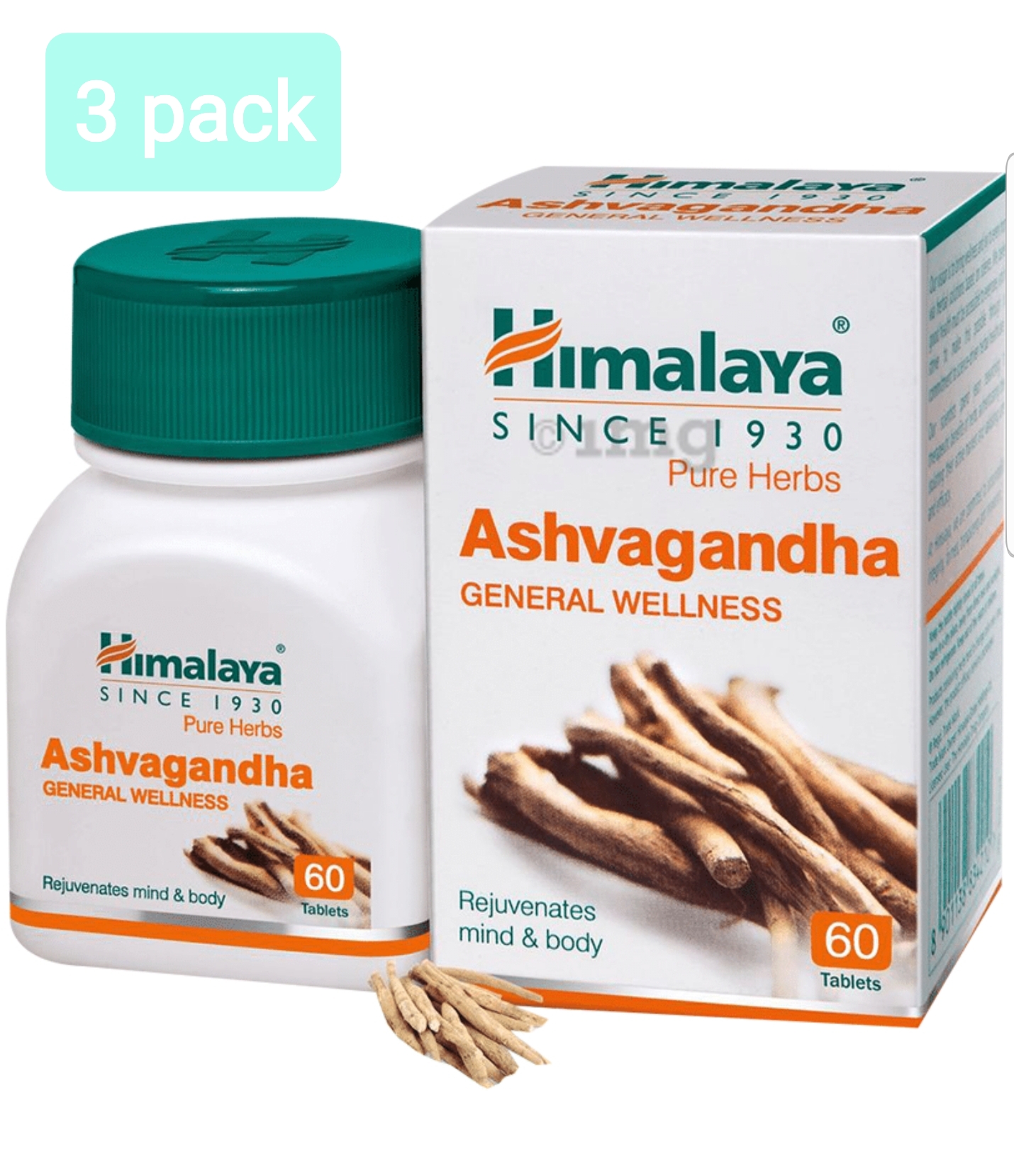 Himalya wellness pure herbs Ashwagandha tablet pack of 3 (18 - Inspire ...