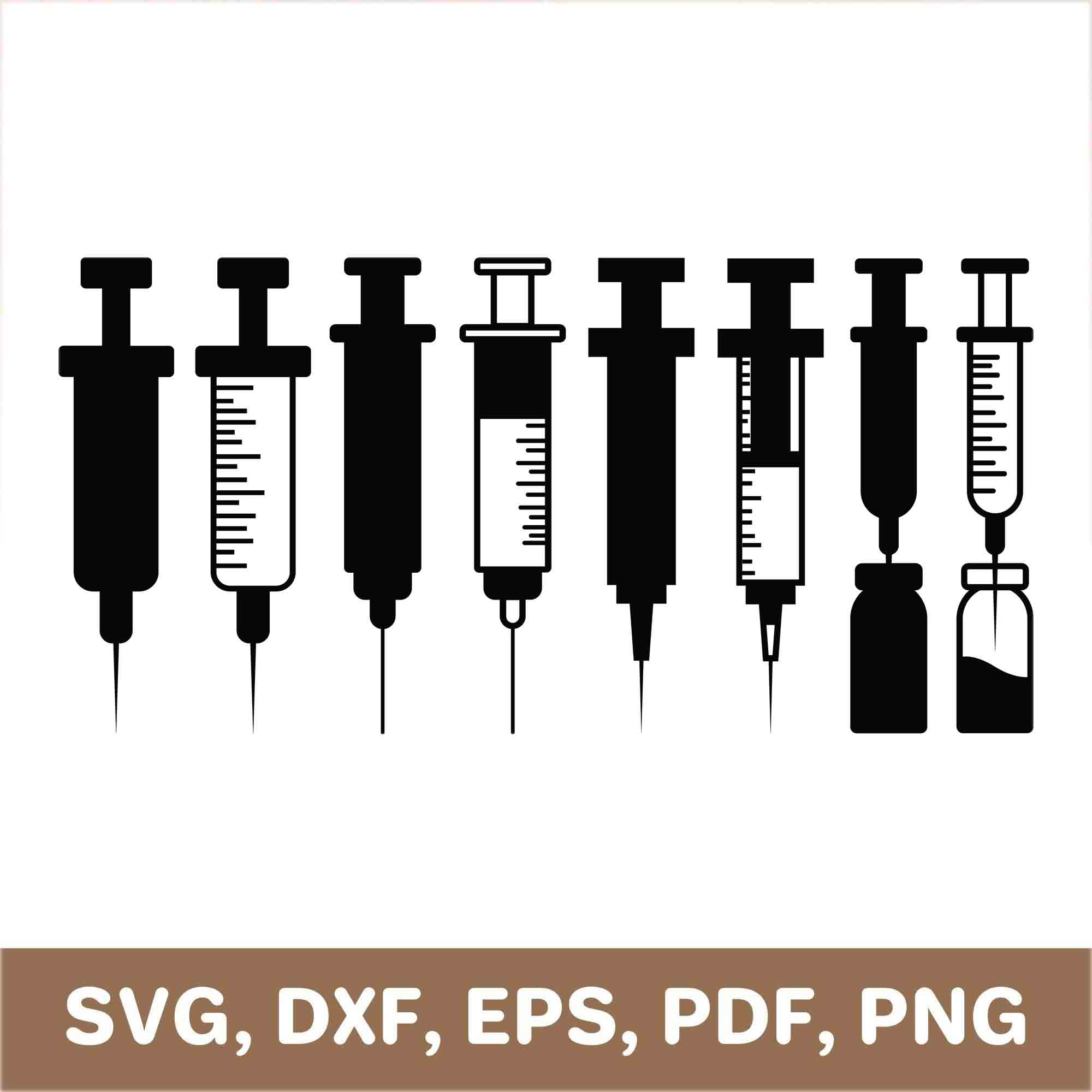 Syringe svg, syringe template, syringe dxf, syringe png, syr | Inspire ...