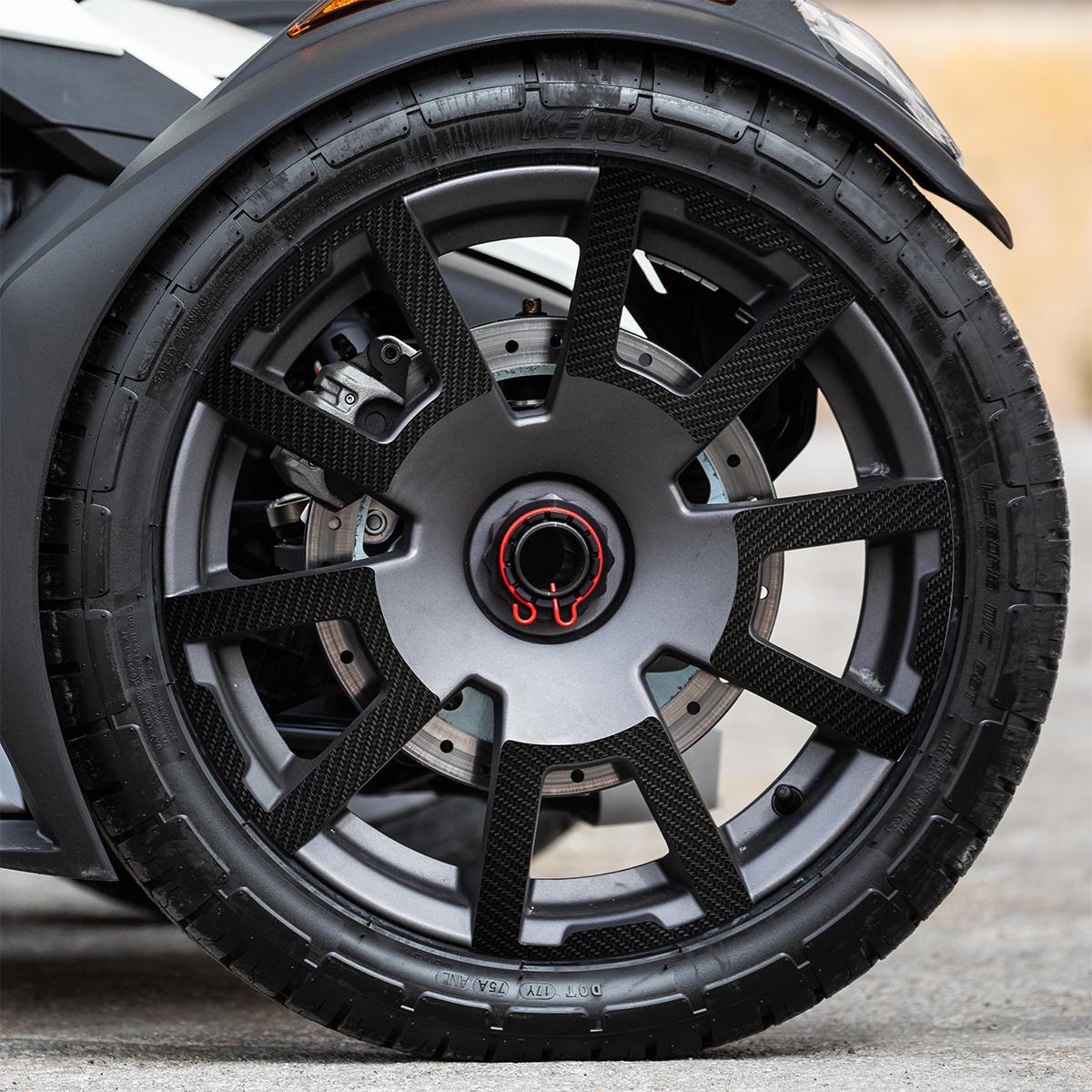 wheel stickers for BRP CAN-AM RYKER (RALLY) "CARBON" | Inspire Uplift