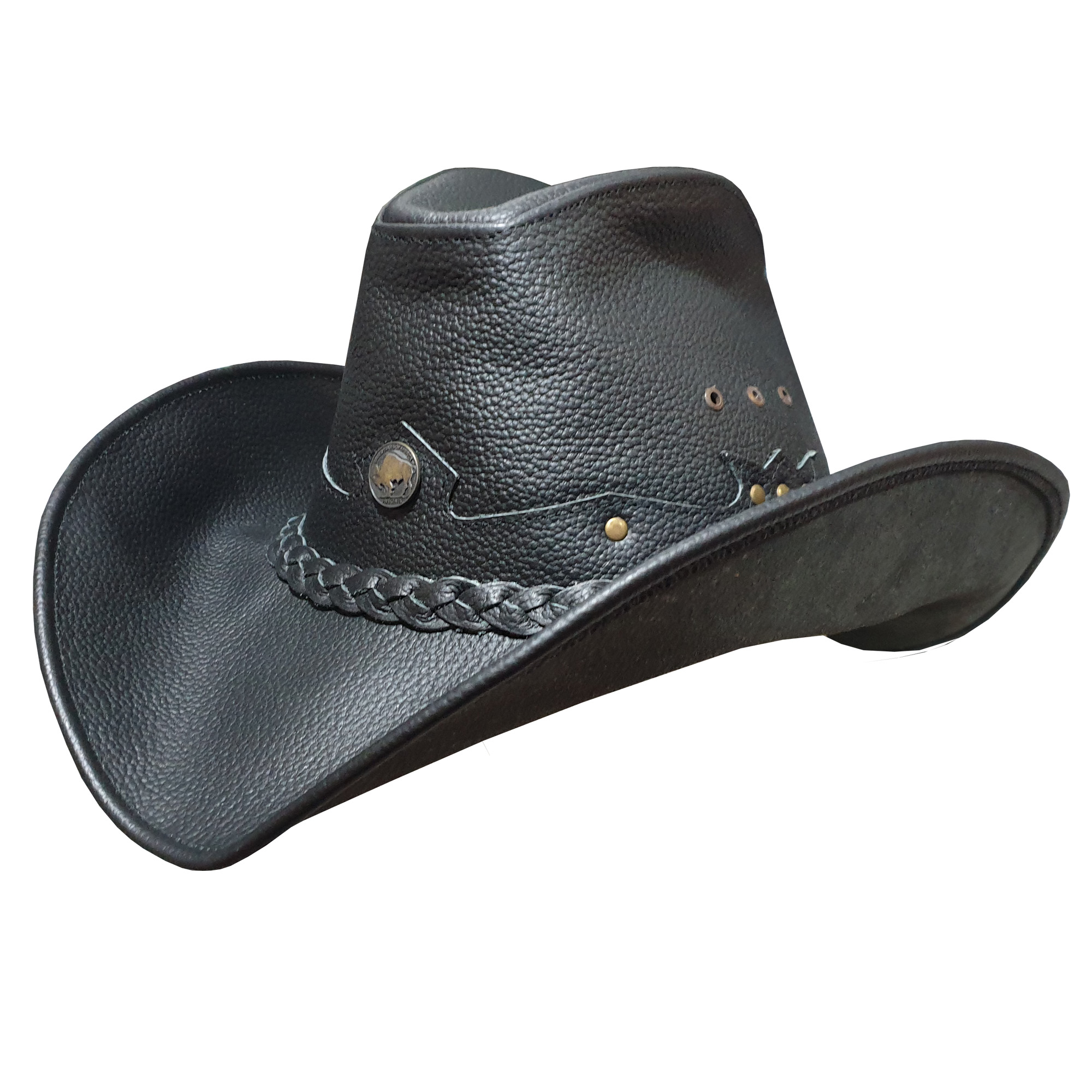 Texas Western Cowboy Leather Hat | Inspire Uplift