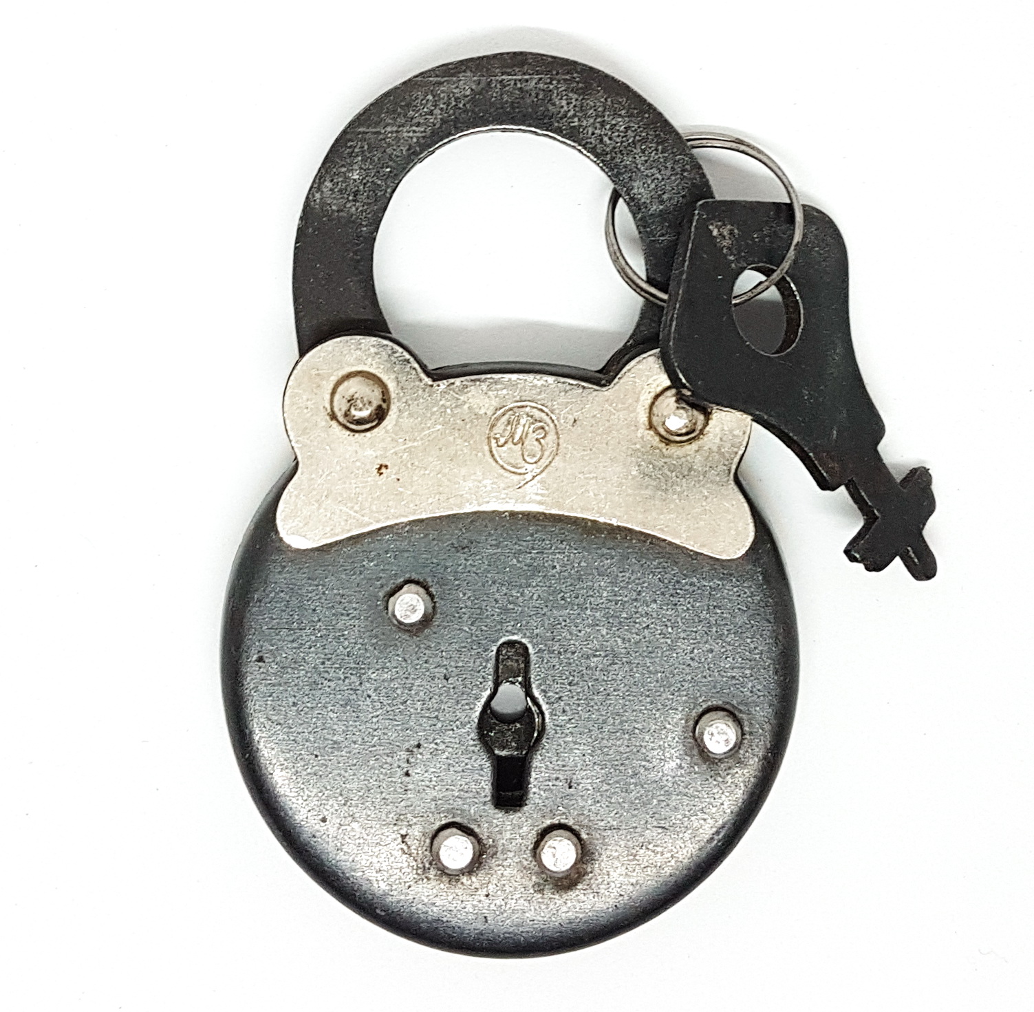 Vintage USSR steel Lock Padlock 1960s New - Inspire Uplift
