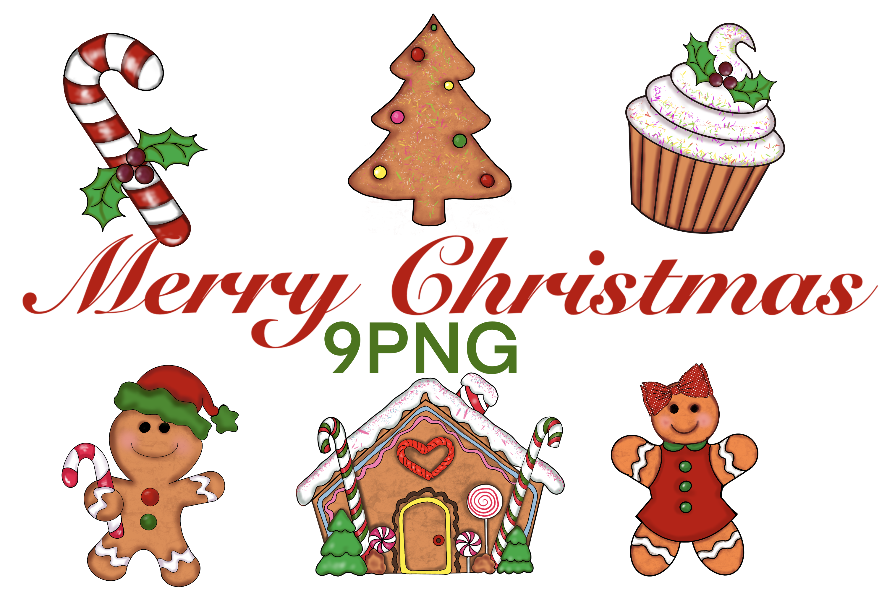 Christmas clipart gingerbread | Inspire Uplift